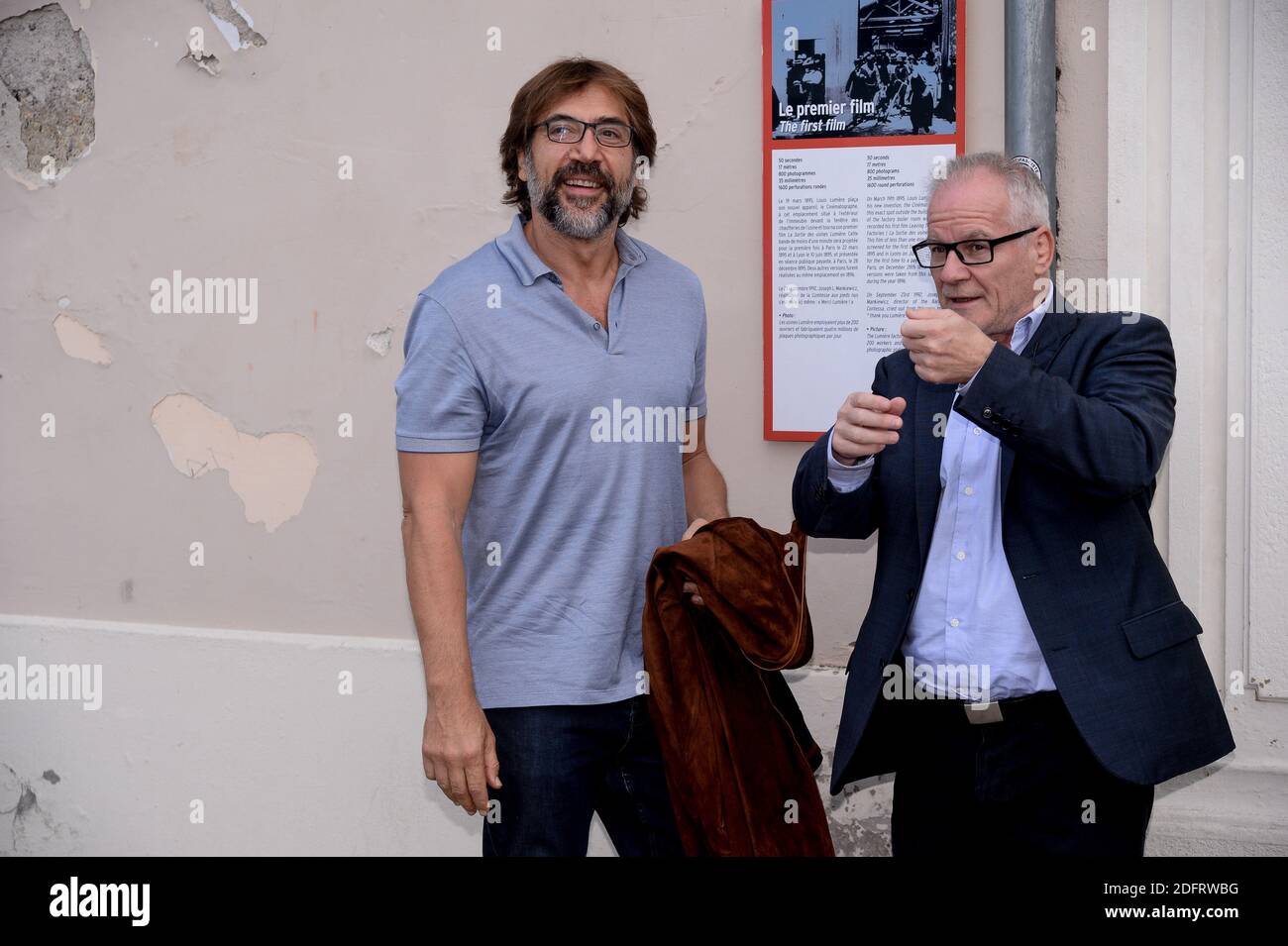 Javier Bardem, Thierry Fremaux attending the screening of the film Los ...