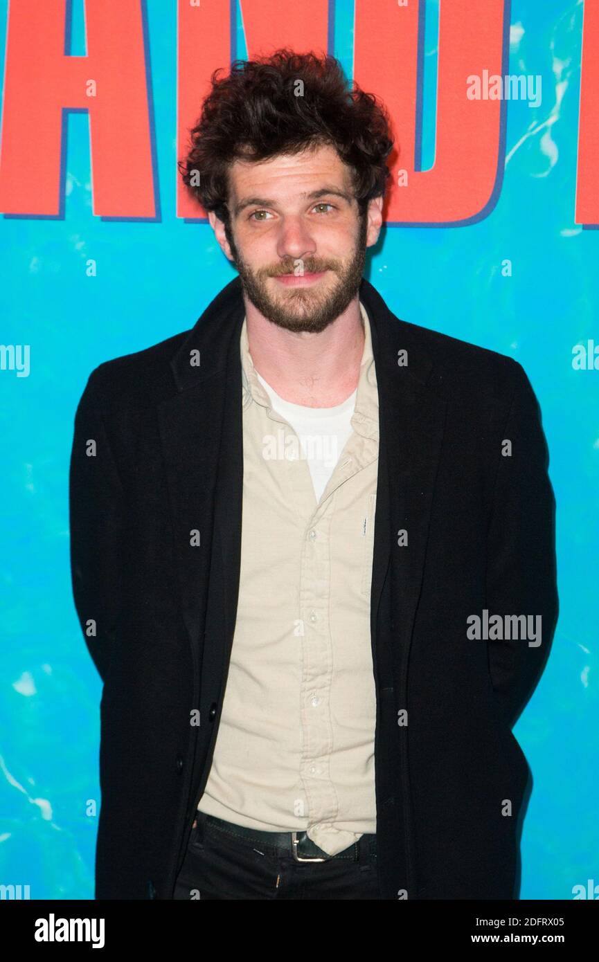 Felix Moati attends 'LE GRAND BAIN' Paris film premiere at Le Grand Rex ...