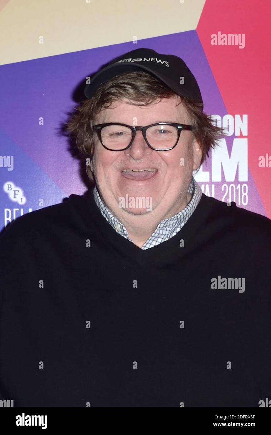 Michael Moore attending the Premiere of Fahrenheit 11/9 as part of the ...