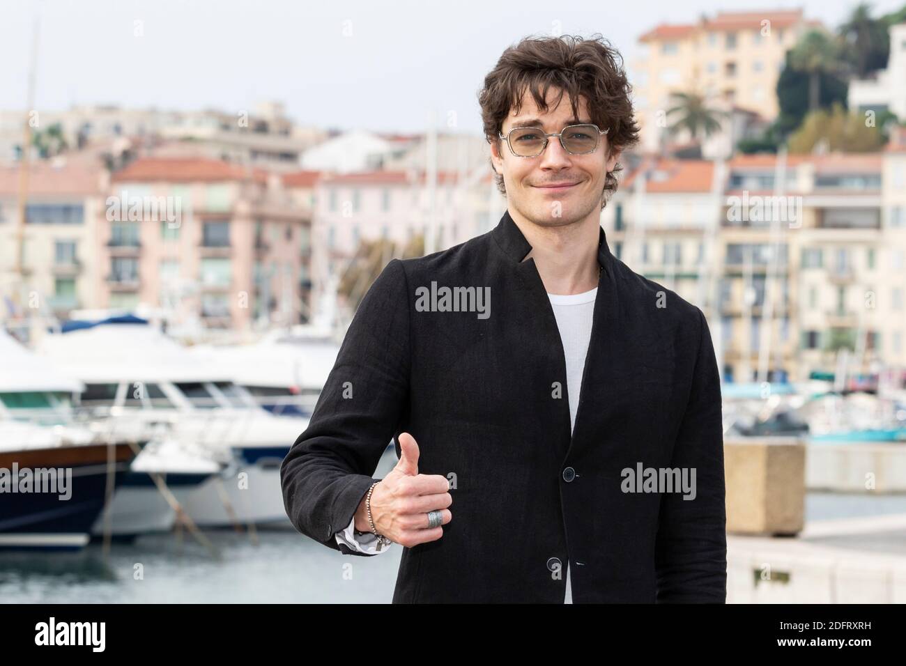 Maxim Matveev poses at the photocall of 'Trigger' during the MIPCOM in ...