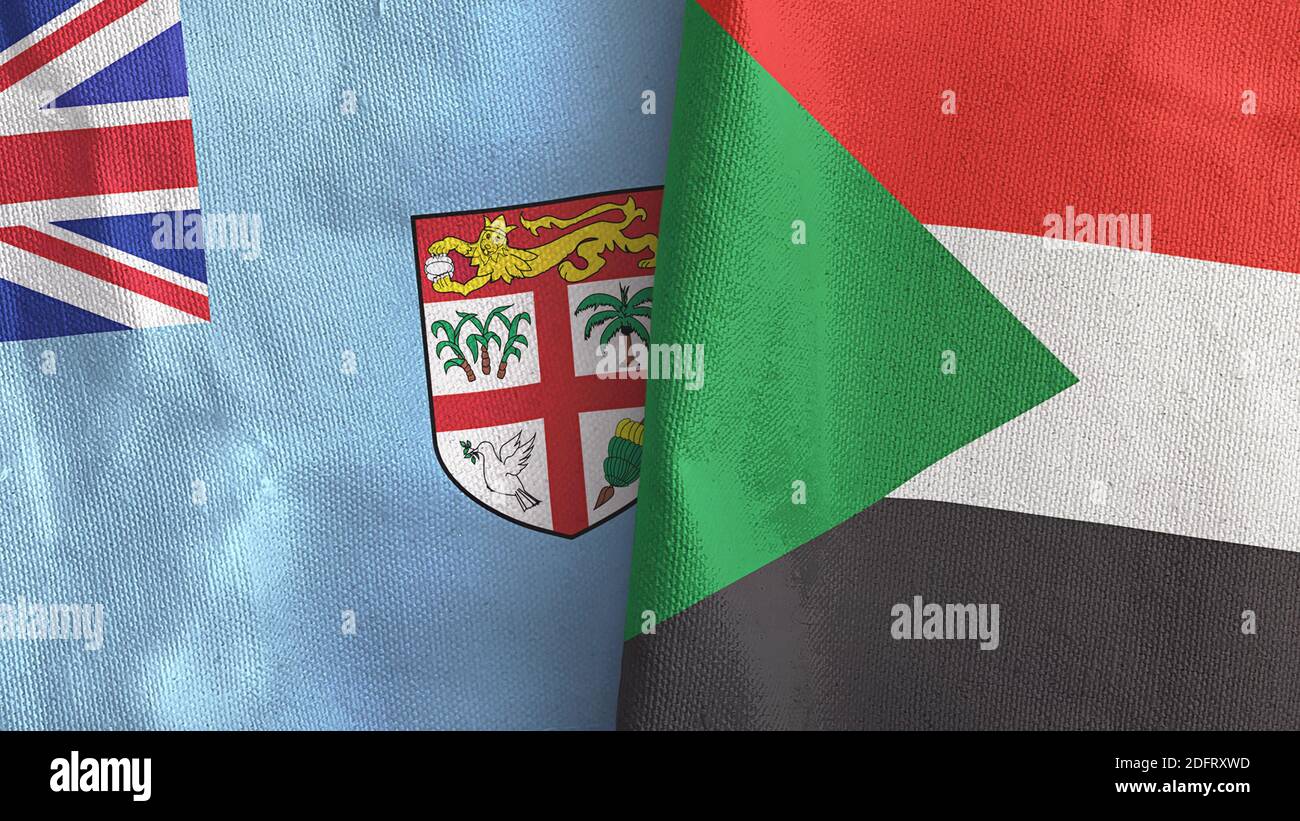 Fiji sudan flag hi-res stock photography and images - Alamy