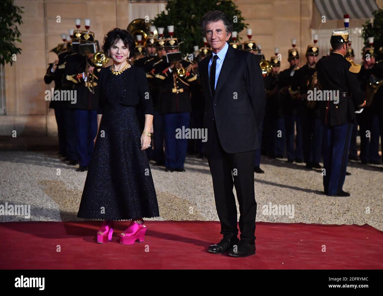 Jack and Monique Lang seen before French President welcomes South Korea ...