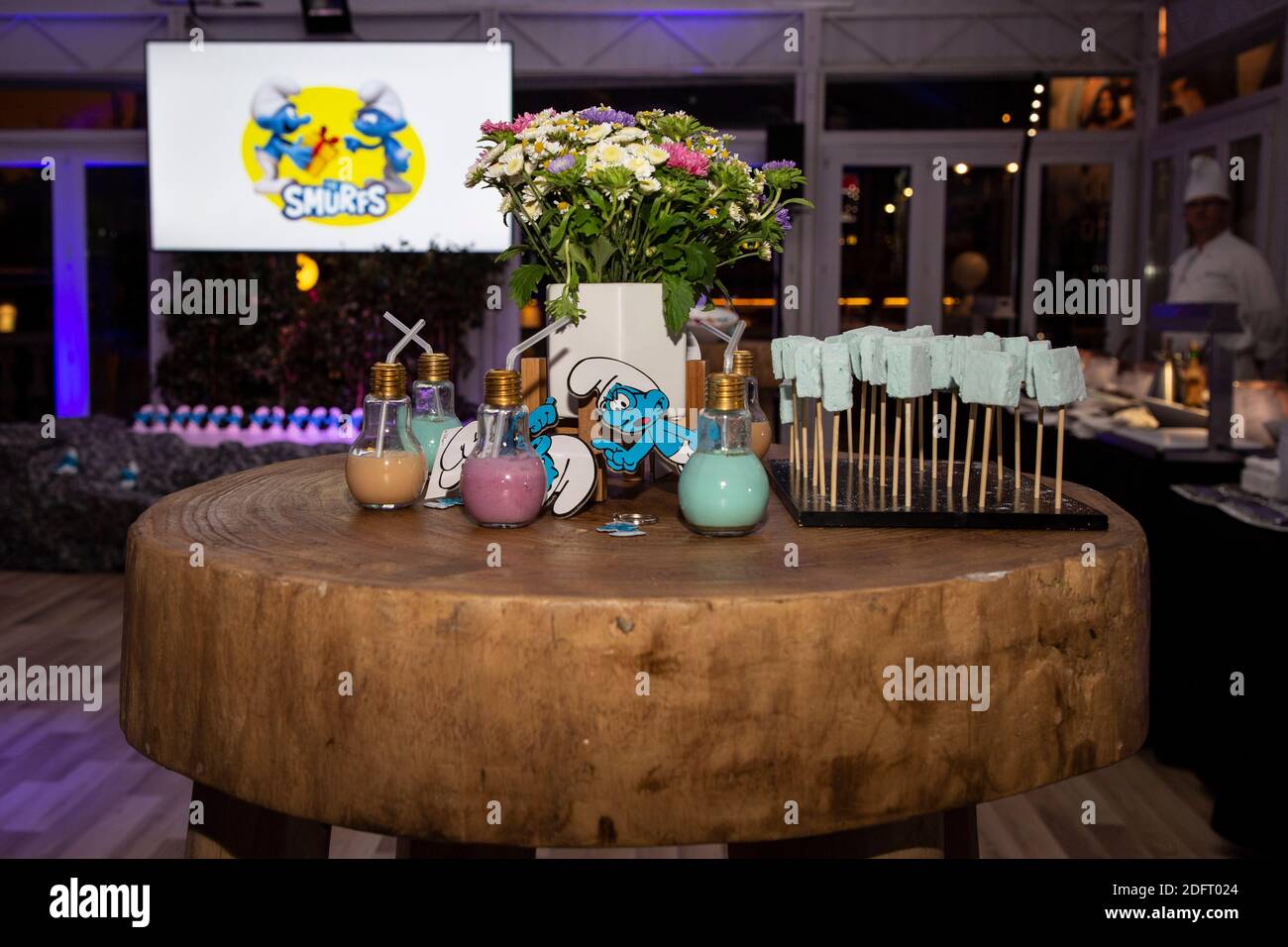 Atmosphere at the opening gala night of the MIPCOM in Cannes, France ...