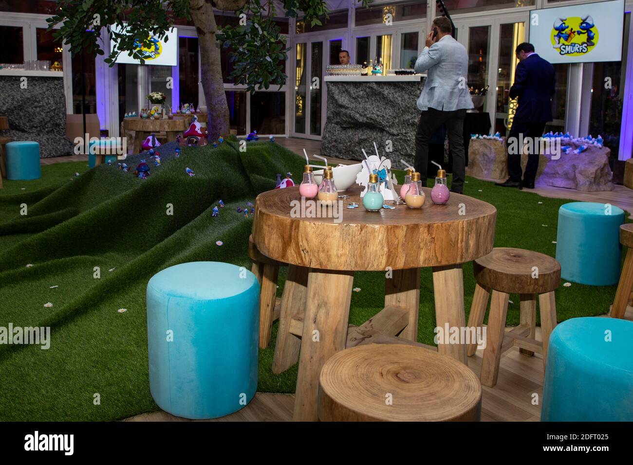 Atmosphere at the opening gala night of the MIPCOM in Cannes, France ...