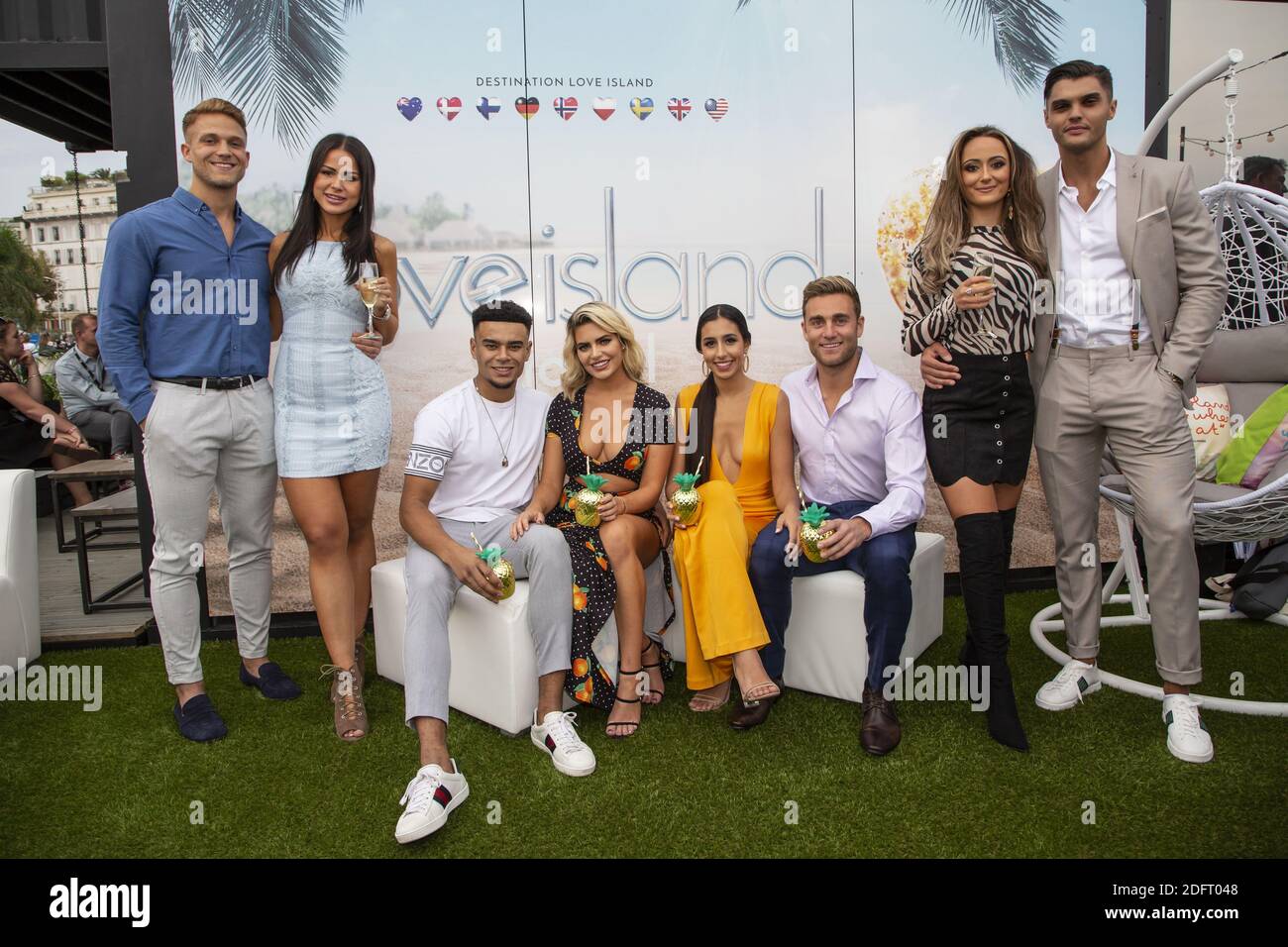 Victoria Eklund and Jacob Olsson from Sweden, Megan Barton-Hanson and ...