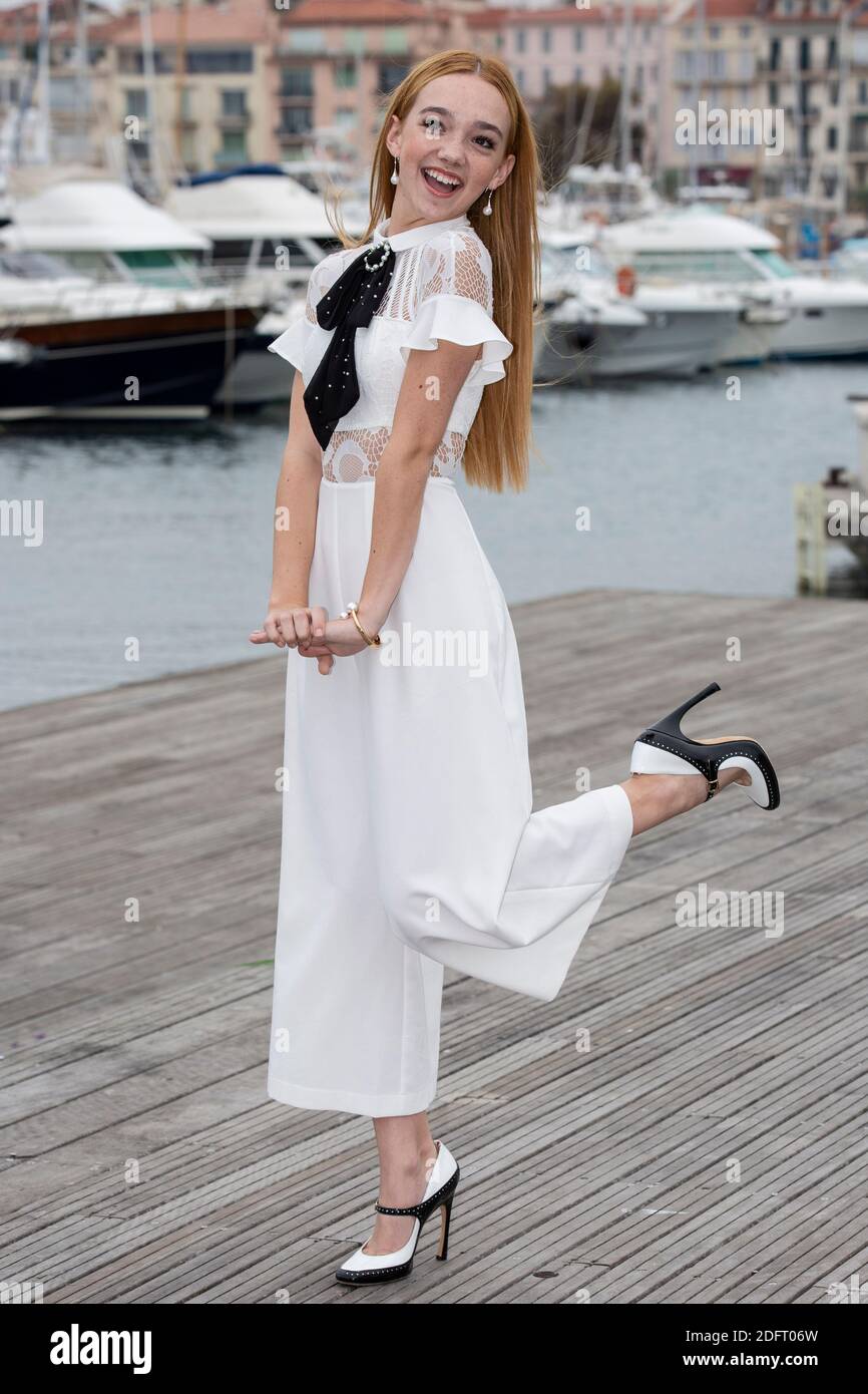 Ruby Jay poses at the photocall of 'Holly Hobbie' during the MIPCOM in ...