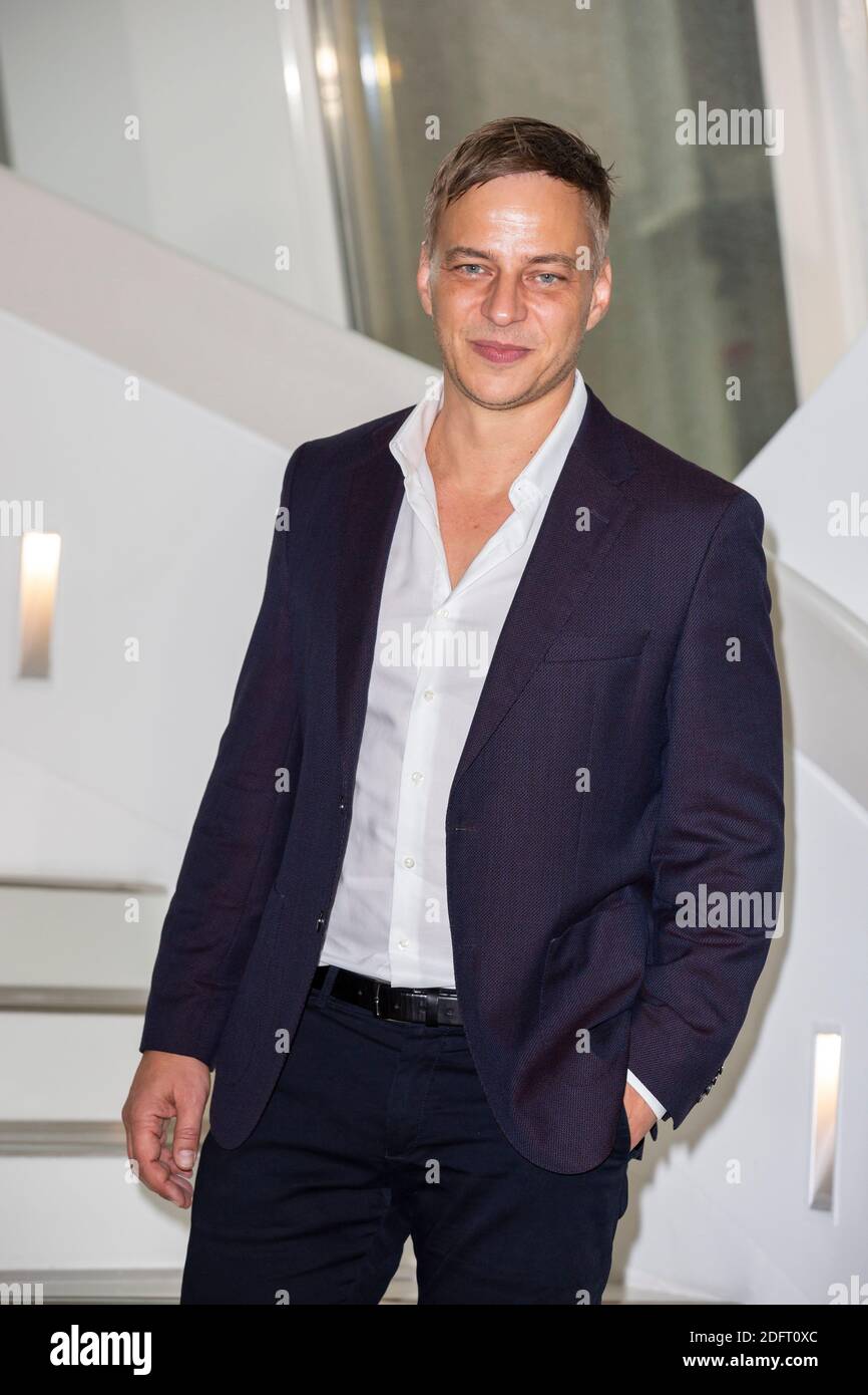 Tom Wlaschiha poses at the photocall of 'Das Boot' during the MIPCOM in ...