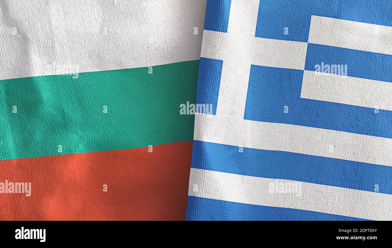 Greek bulgarian flags hi-res stock photography and images - Alamy