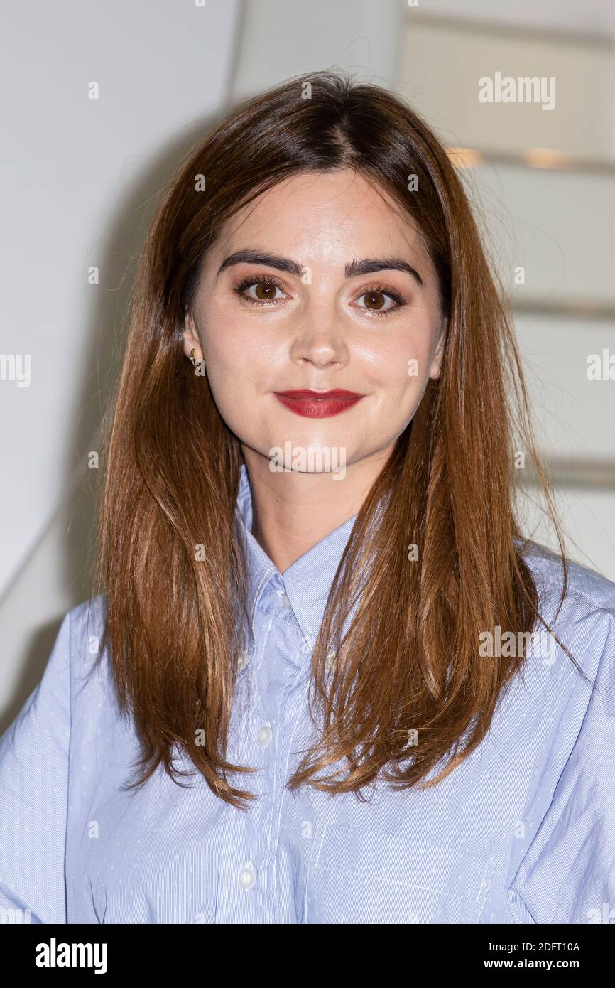Jenna Coleman poses at the photocall of 'The cry' during the MIPCOM in ...