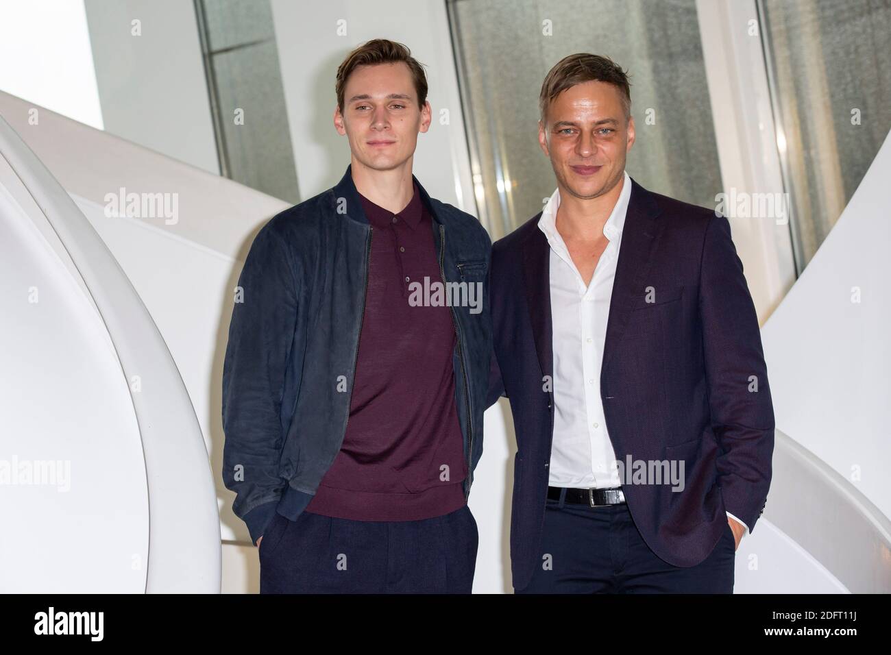 Rick Okon, Tom Wlaschiha pose at the photocall of 'Das Boot' during the ...
