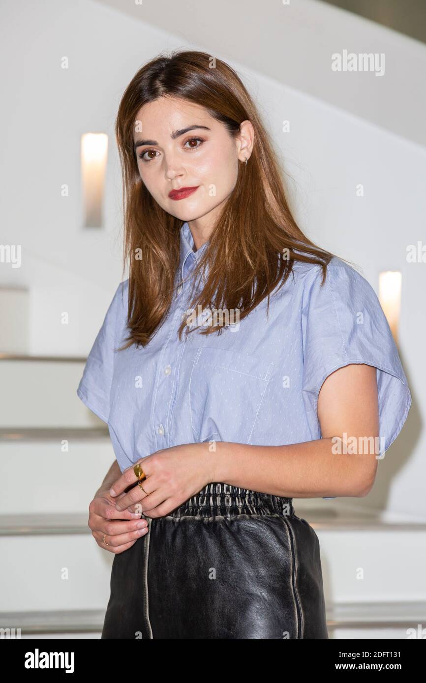 Jenna Coleman poses at the photocall of 'The cry' during the MIPCOM in ...