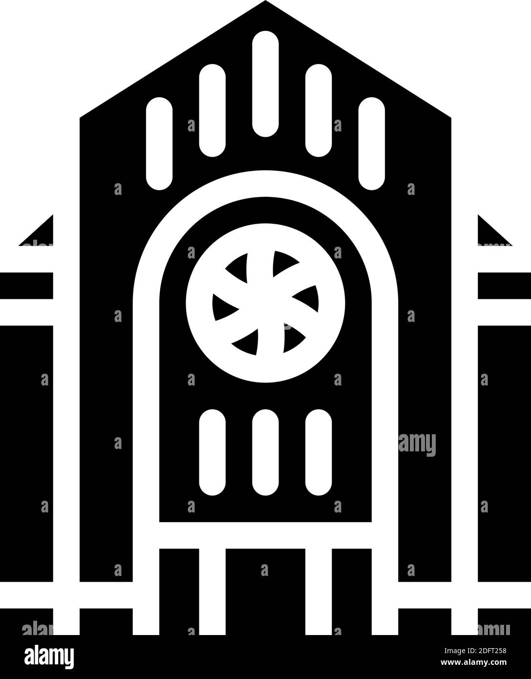 synagogue, new york glyph icon vector illustration Stock Vector Image ...