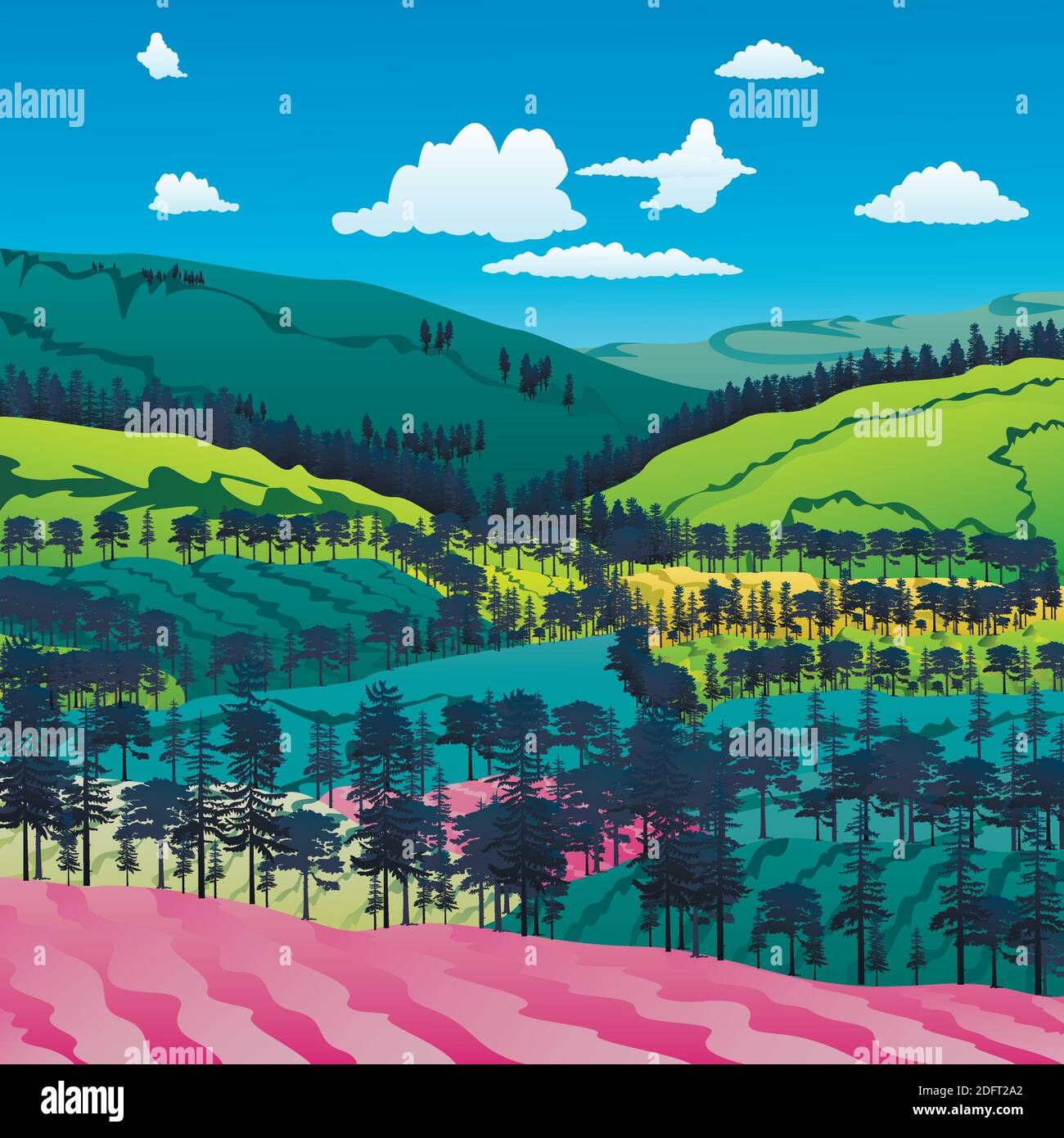 Bliss farm Stock Vector Images - Alamy