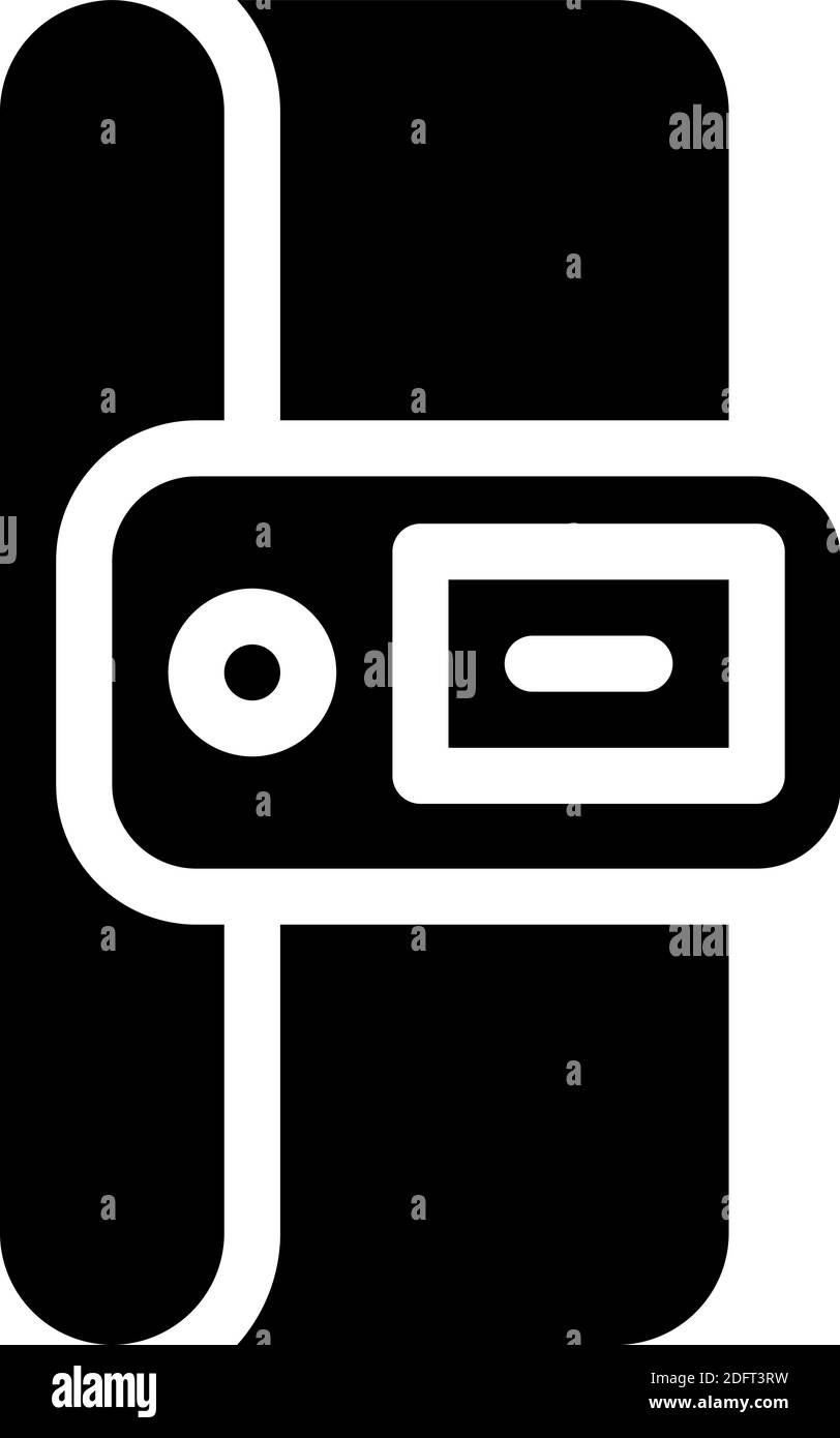 constant temperature control sensor glyph icon vector illustration ...