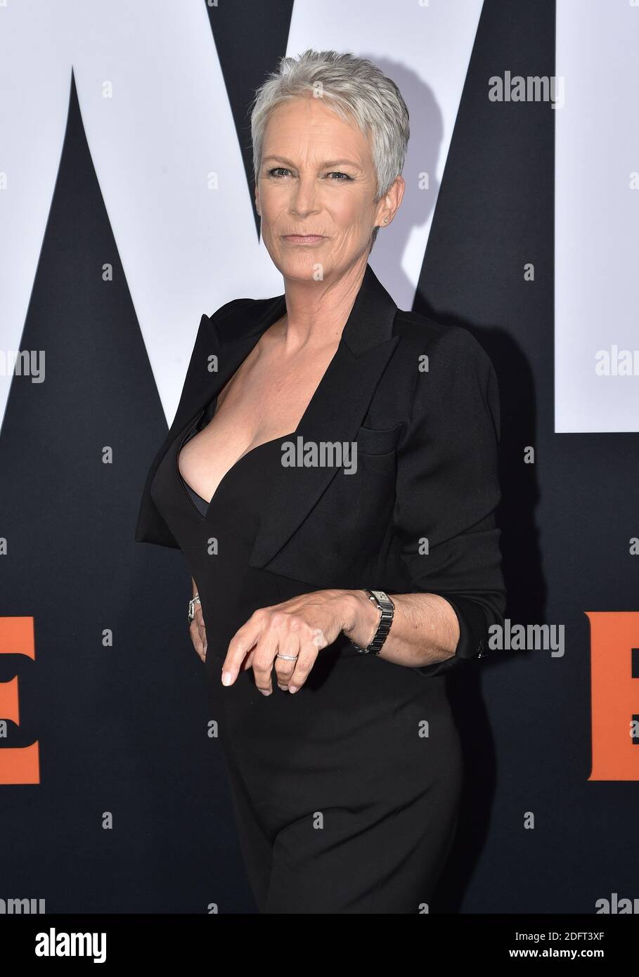 Jamie Lee Curtis attends the Universal Pictures' 'Halloween' premiere at TCL Chinese Theatre on ...