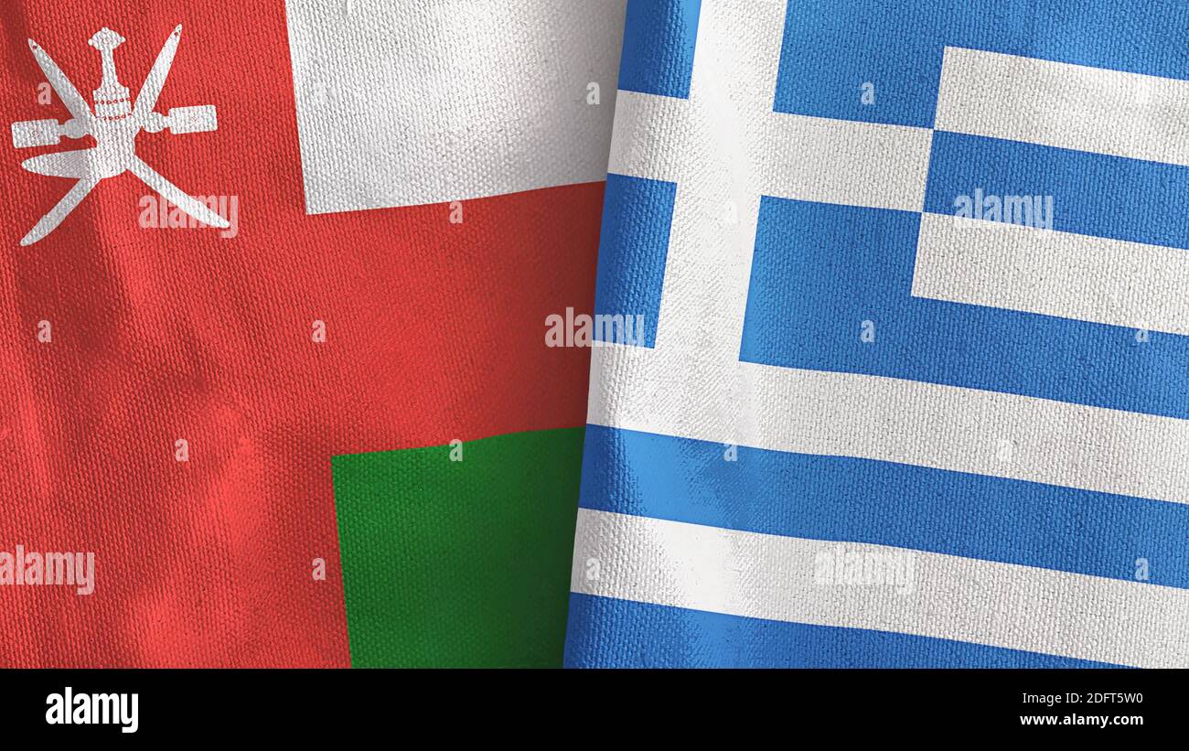 Oman greece flag hi-res stock photography and images - Alamy