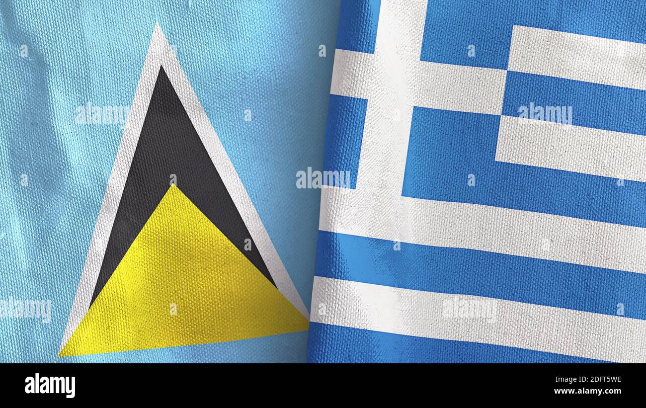 Greece vs saint lucia hi-res stock photography and images - Alamy