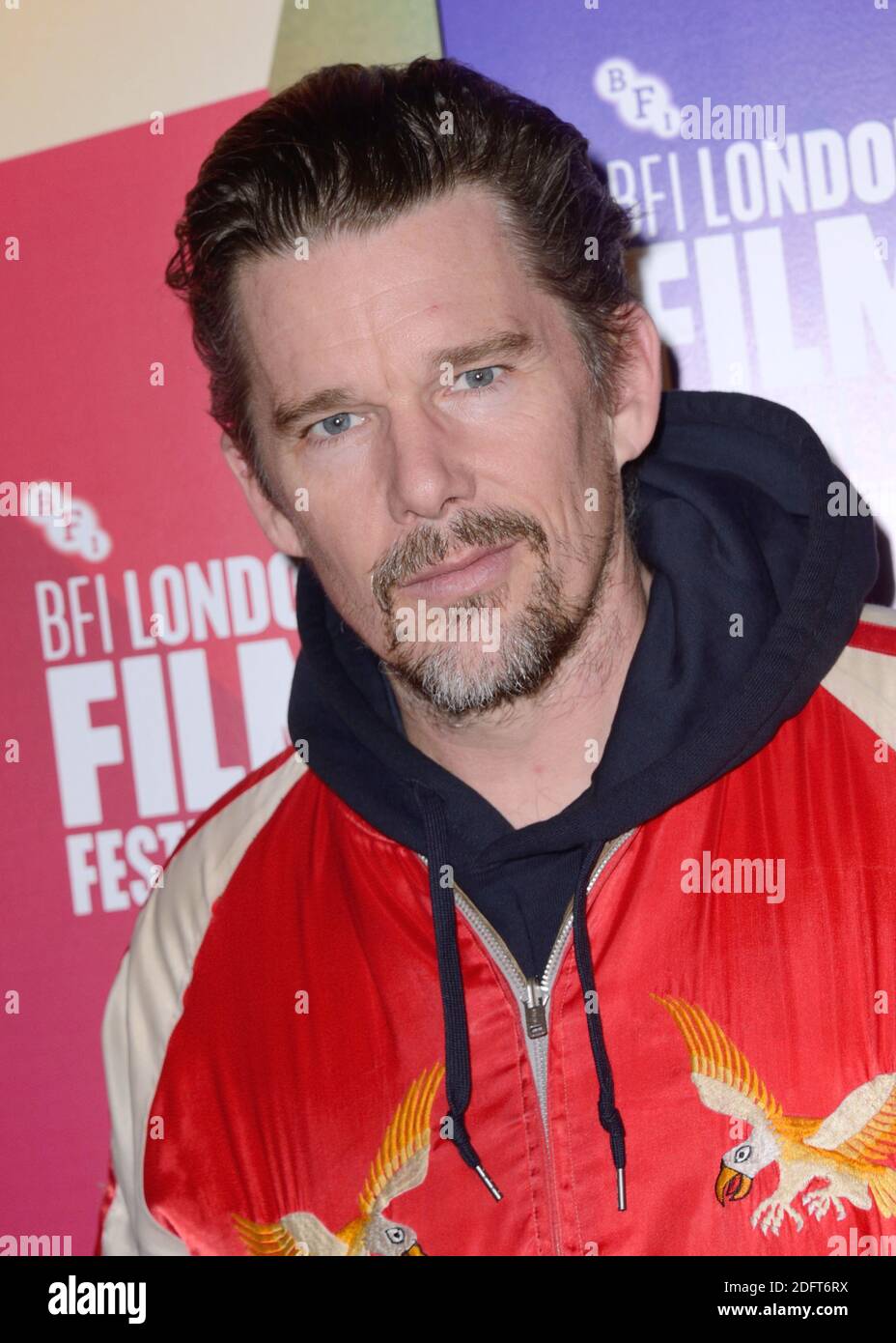 Ethan Hawke attending the Premiere of Blaze as part of the 62nd BFI ...