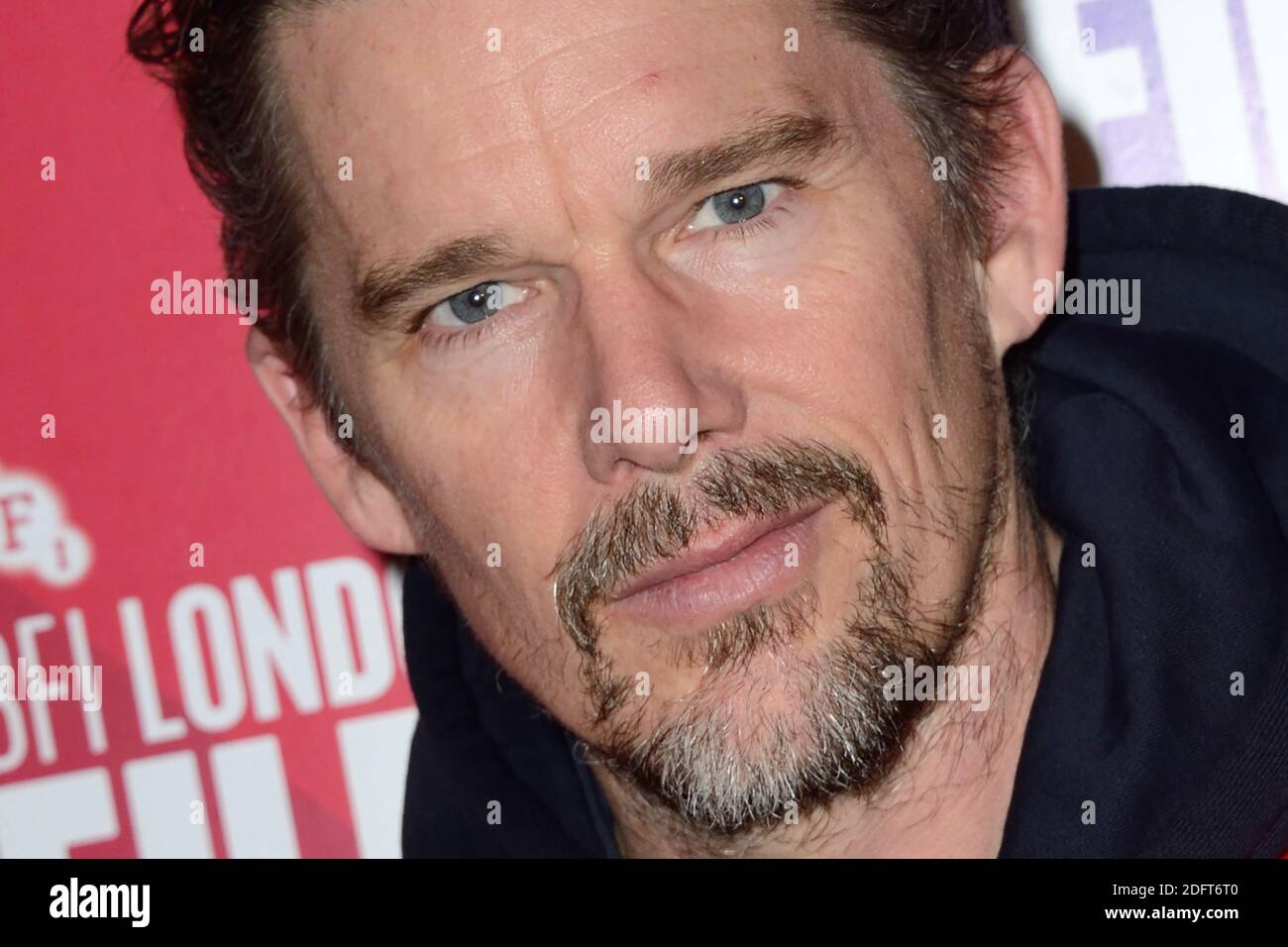 Ethan Hawke attending the Premiere of Blaze as part of the 62nd BFI ...