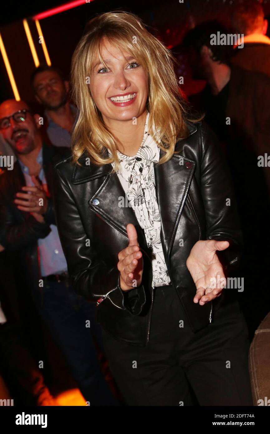 Caroline Anglade lors de la fete de fin de tournage du film Divorce ...