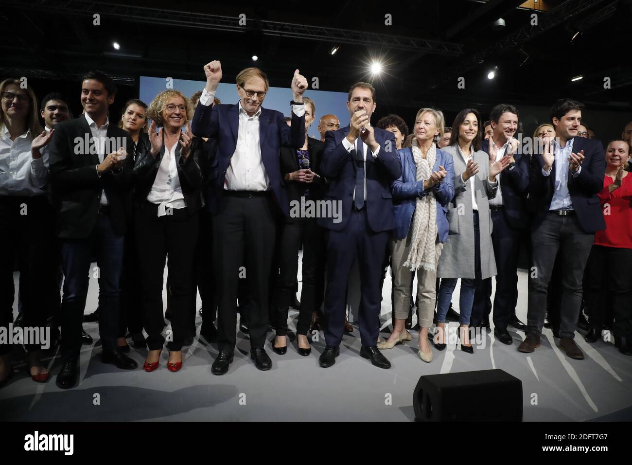 Family picture during the National Council of "La Republique en Marche ...