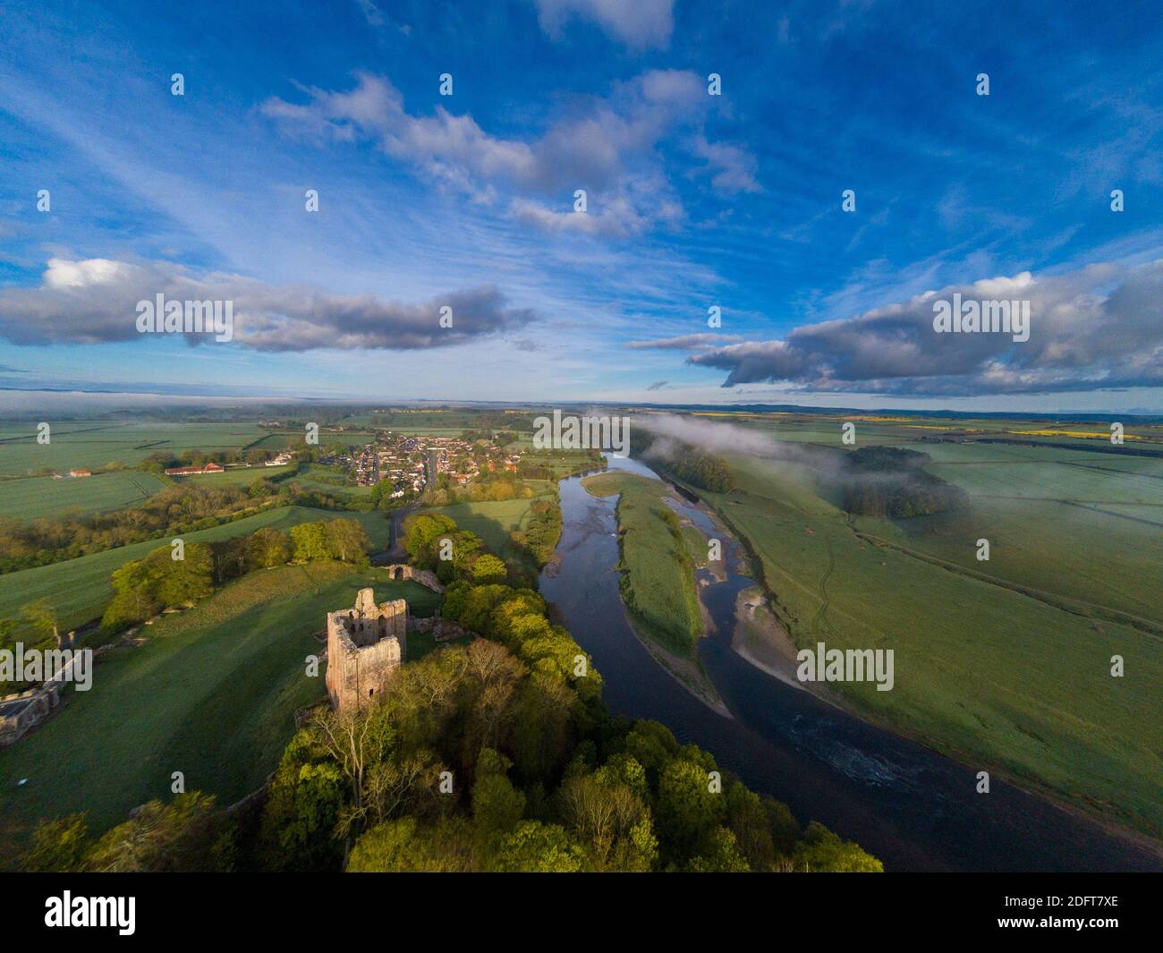 Norham Castle one of the most important of the Border castles was built ...