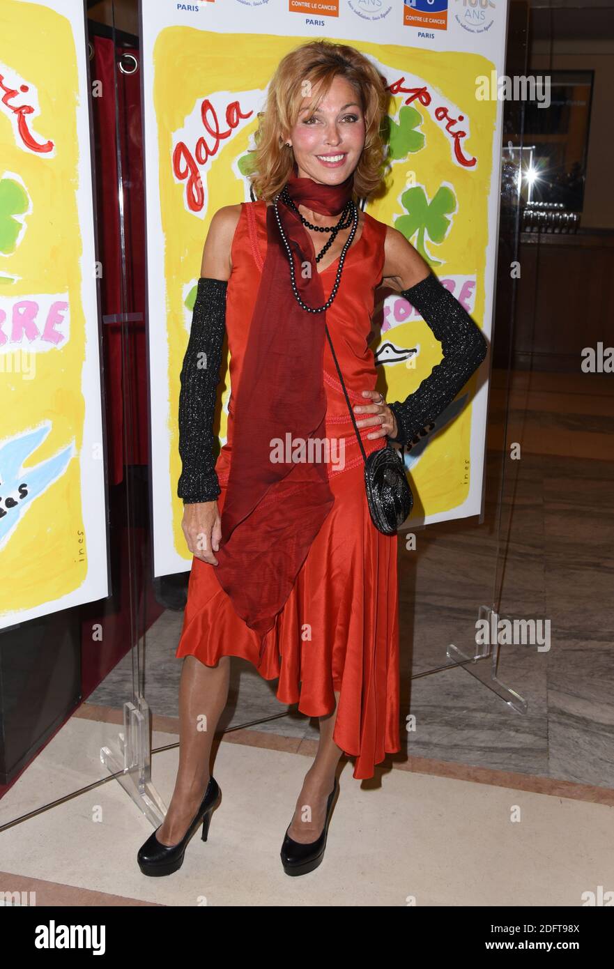 Indra attending the Gala de l'Espoir at Theatre des Champs Elysees in ...