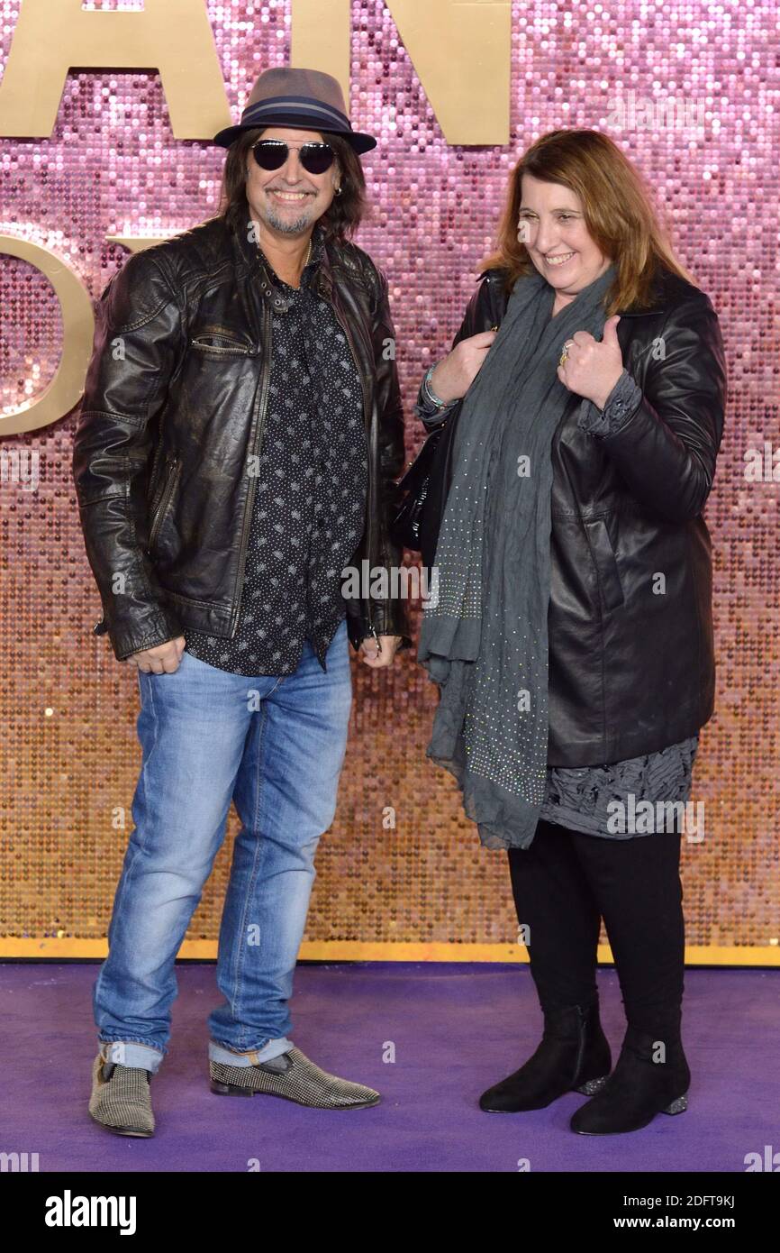 Phil Campbell and his wife attending the Bohemian Rhapsody world ...