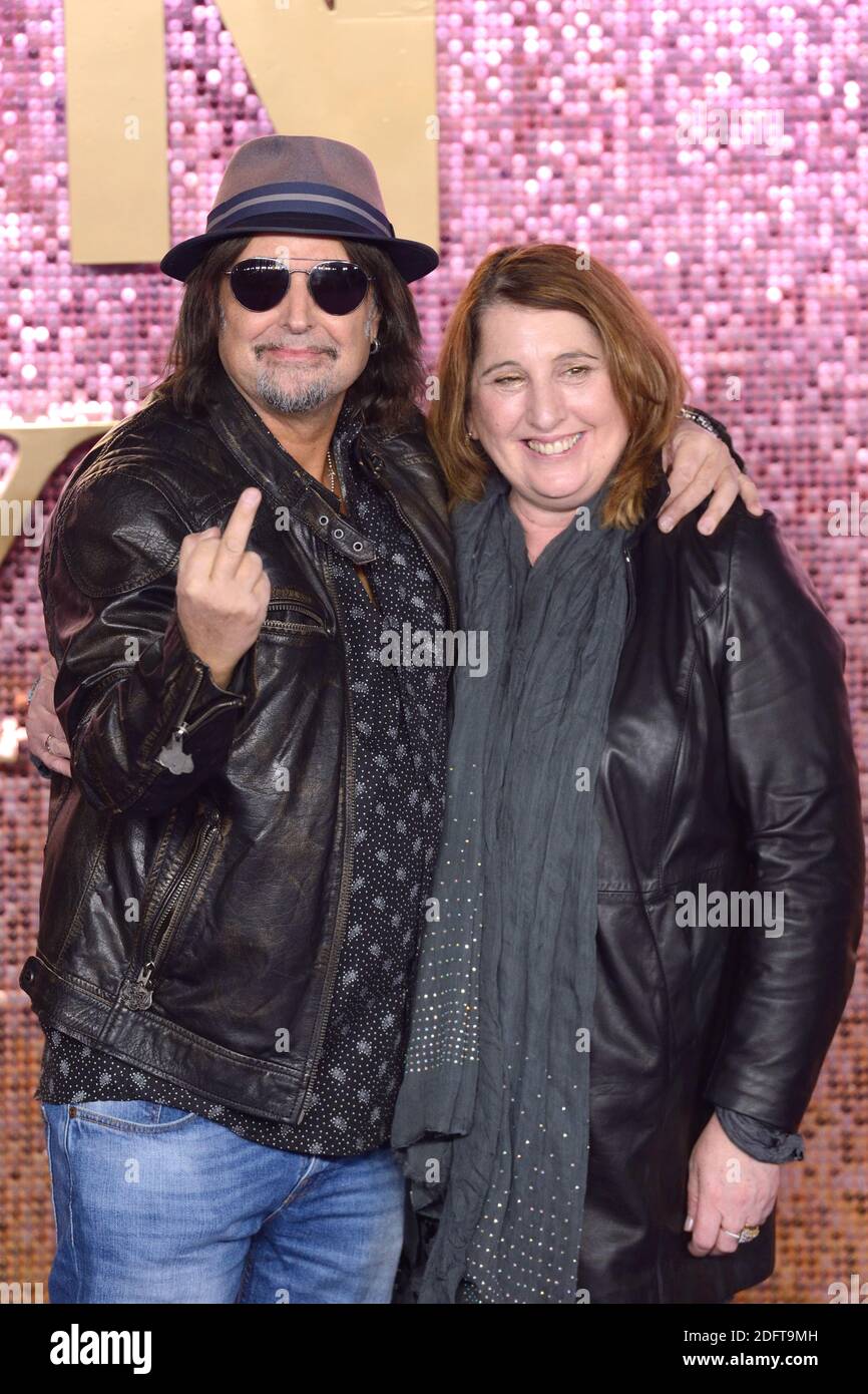 Phil Campbell and his wife attending the Bohemian Rhapsody world ...