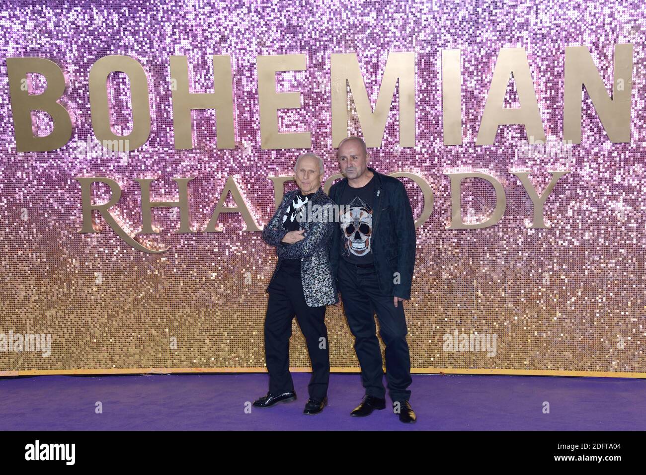 Wayne Sleep and Jose Bergera attending the Bohemian Rhapsody world ...