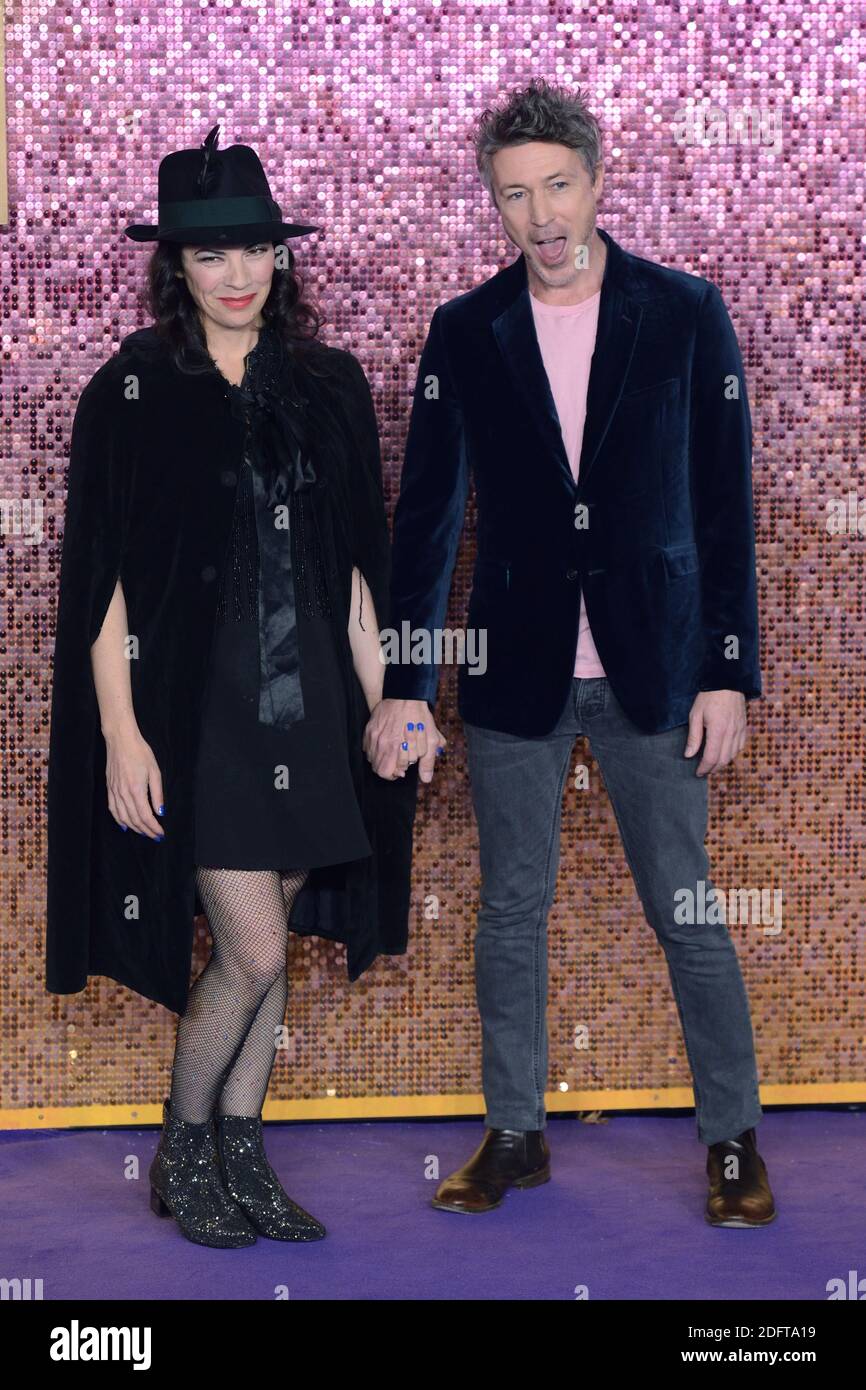 Aiden Gillan and guest attending the Bohemian Rhapsody world Premiere ...