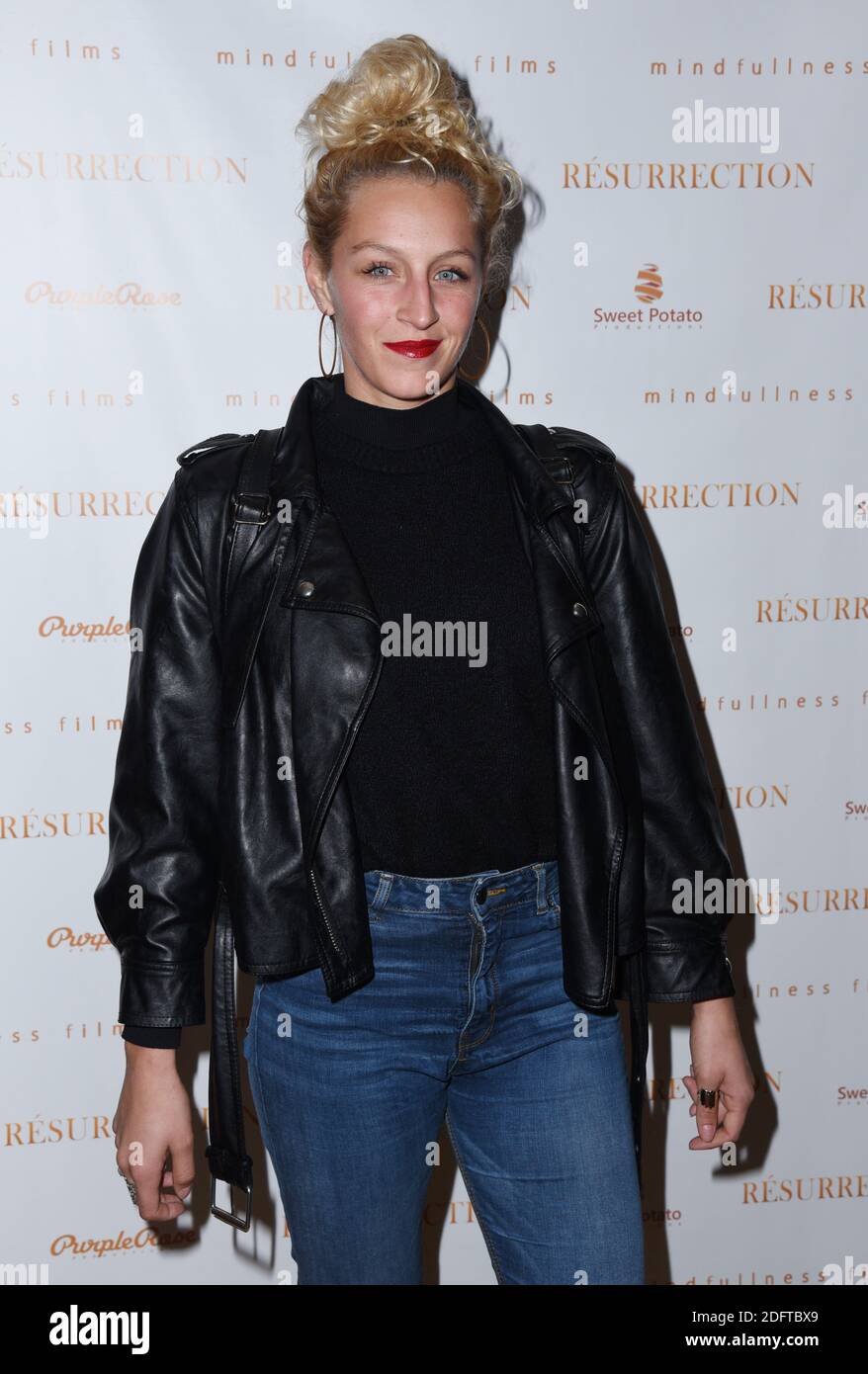 Jessie Perrot attending of the Resurrection Premiere at SACD in Paris ...
