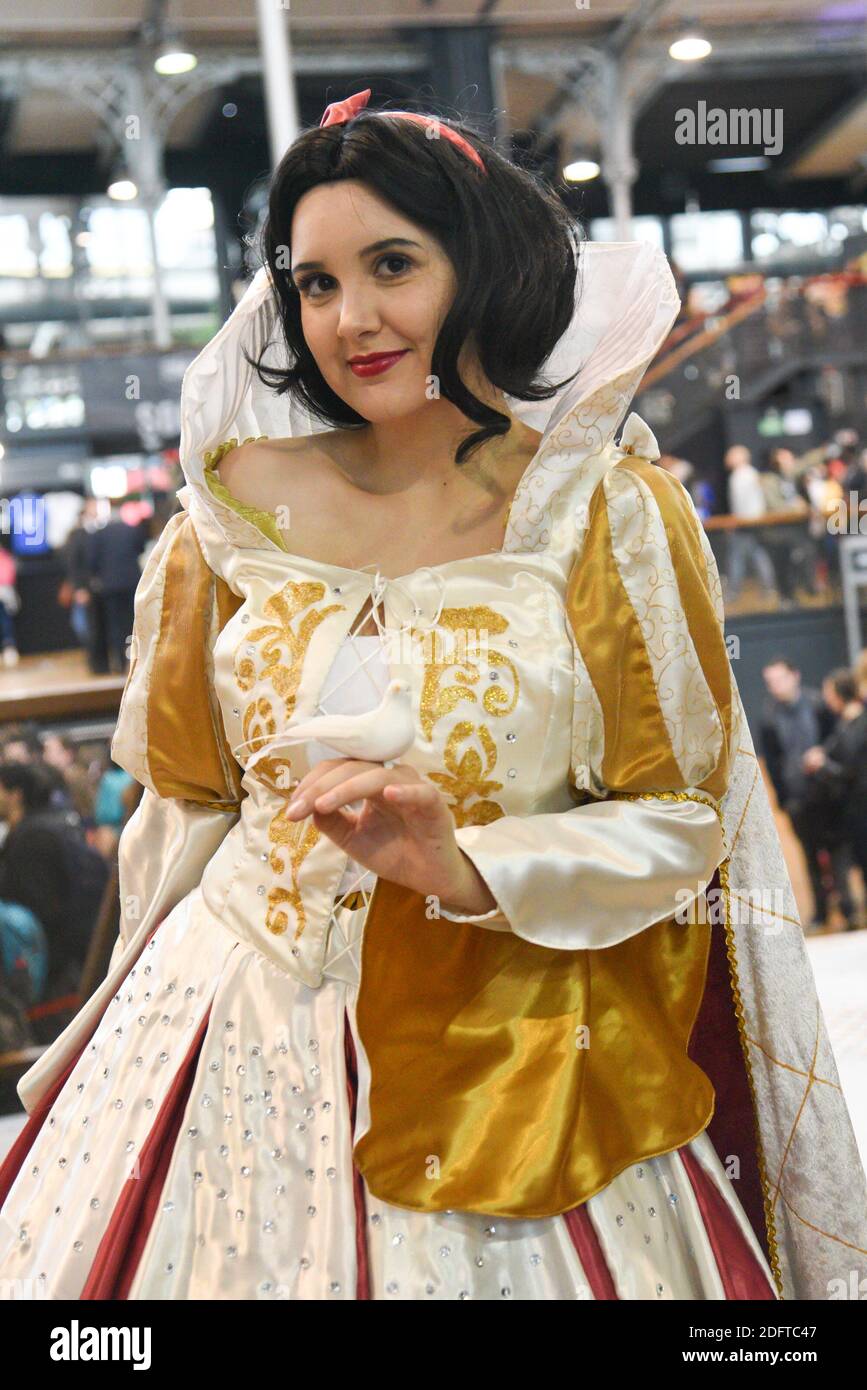 Cosplay models posing during the Comic Con Paris 2018 held at La Grande ...