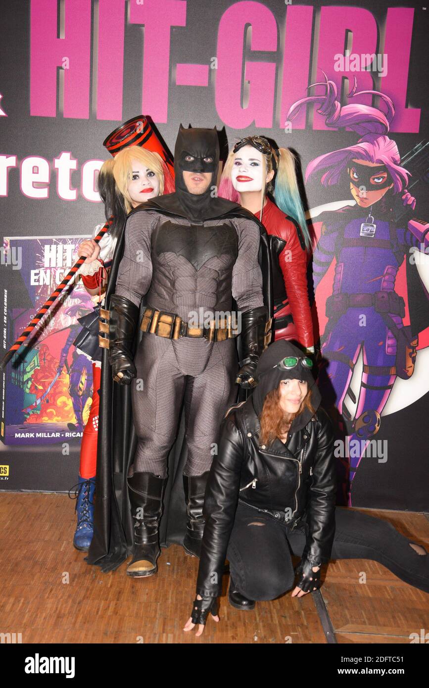 Cosplay models posing during the Comic Con Paris 2018 held at La Grande ...