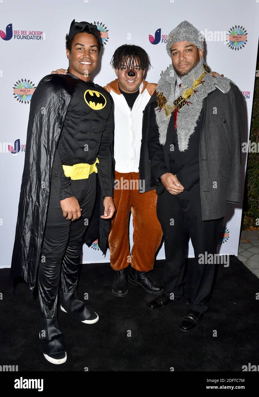 TJ Jackson, Taj Jackson and Taryll Jackson attend the 3rd Annual Dee ...