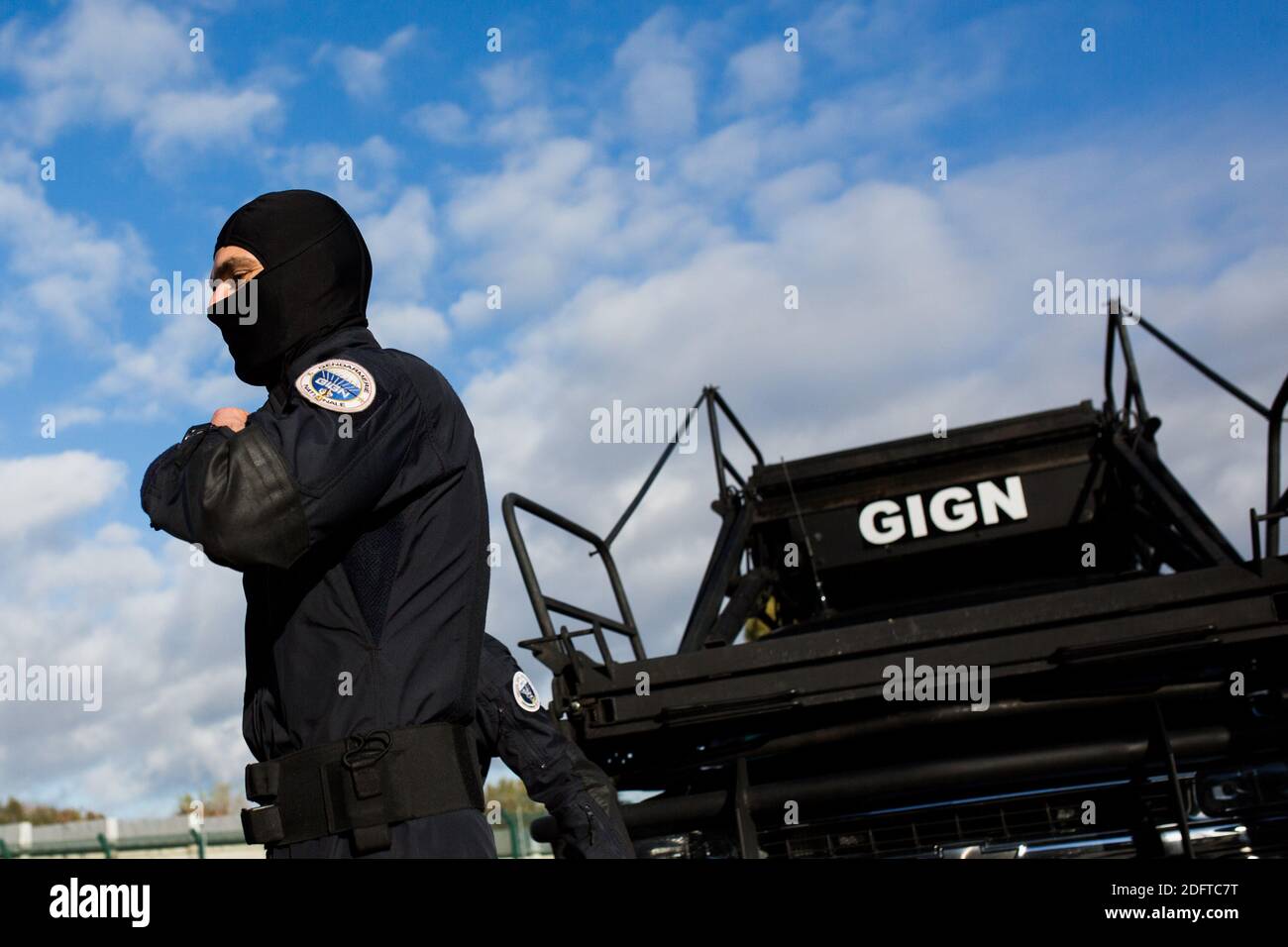 The headquarters of French National Gendarmerie Intervention Group ...