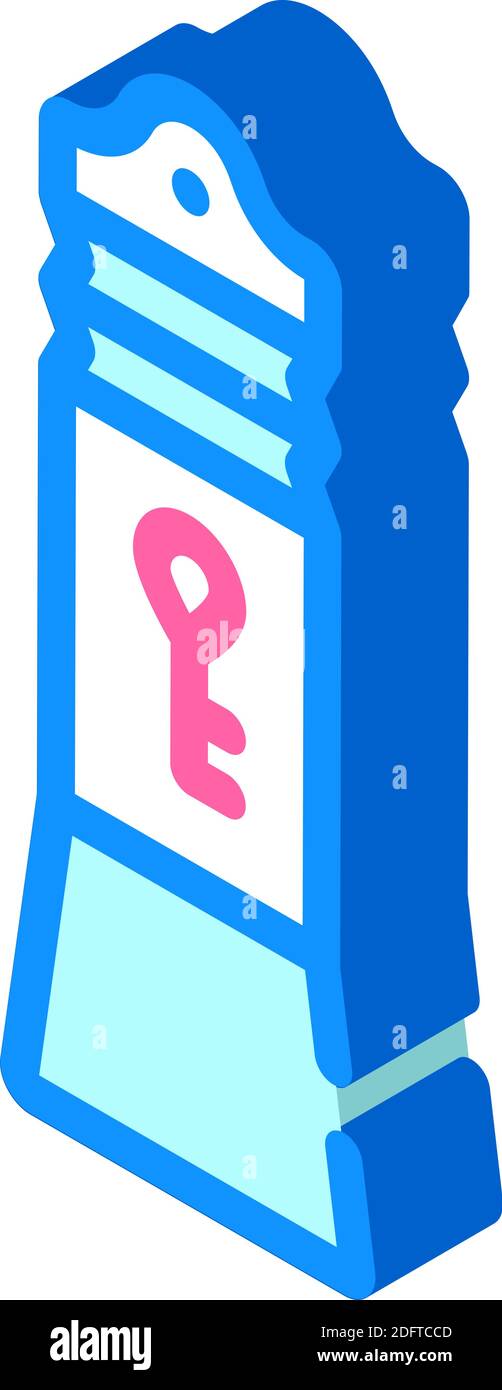 magnetic key isometric icon vector illustration color Stock Vector ...
