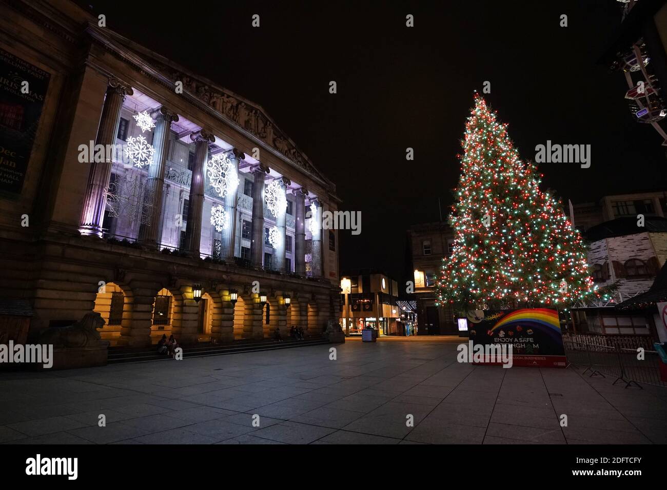 Nottingham christmas tree hi-res stock photography and images - Alamy