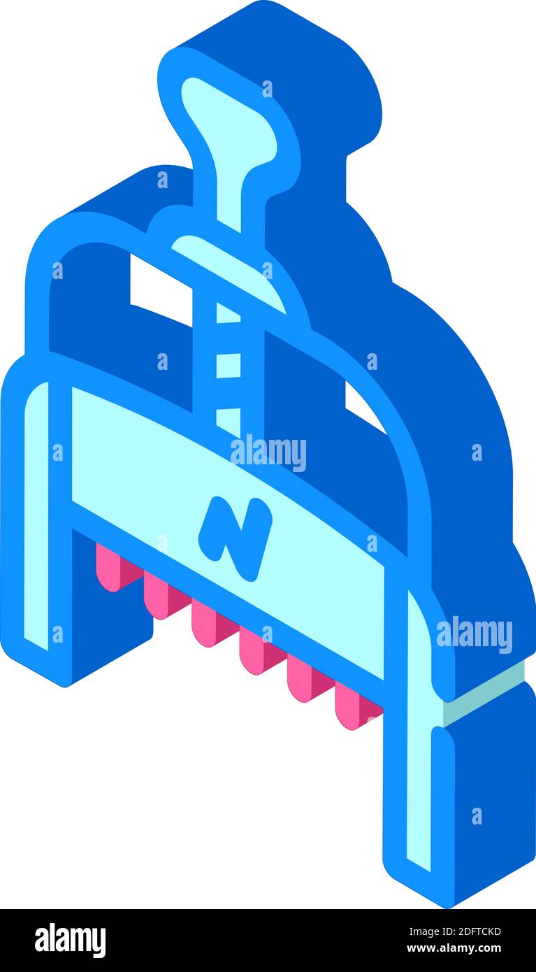 numerator shop tool isometric icon vector illustration Stock Vector ...