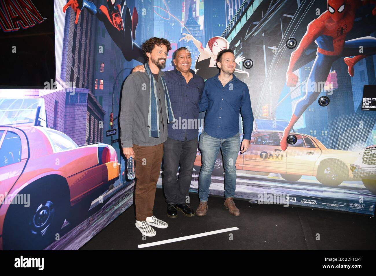 Directors Bob Persichetti, Peter Ramsay and Rodney Rothman attend the ...