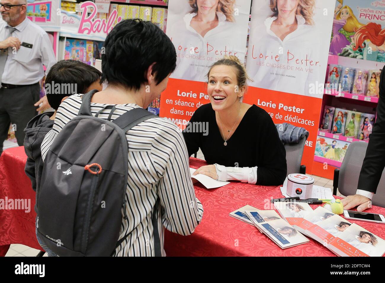 Exclusive - French singer and actress, Lorie Pester dedicates her book ...