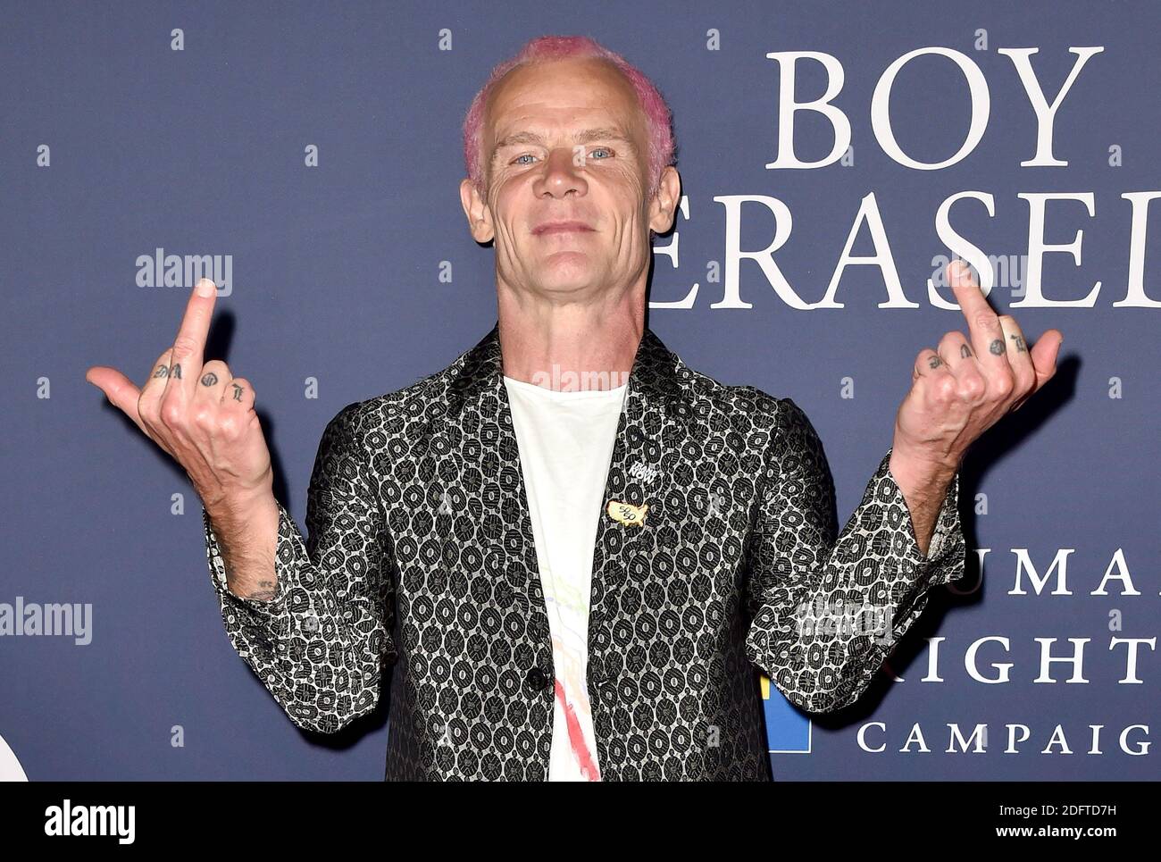 Flea attends the premiere of Focus Features' 'Boy Erased' at Directors ...