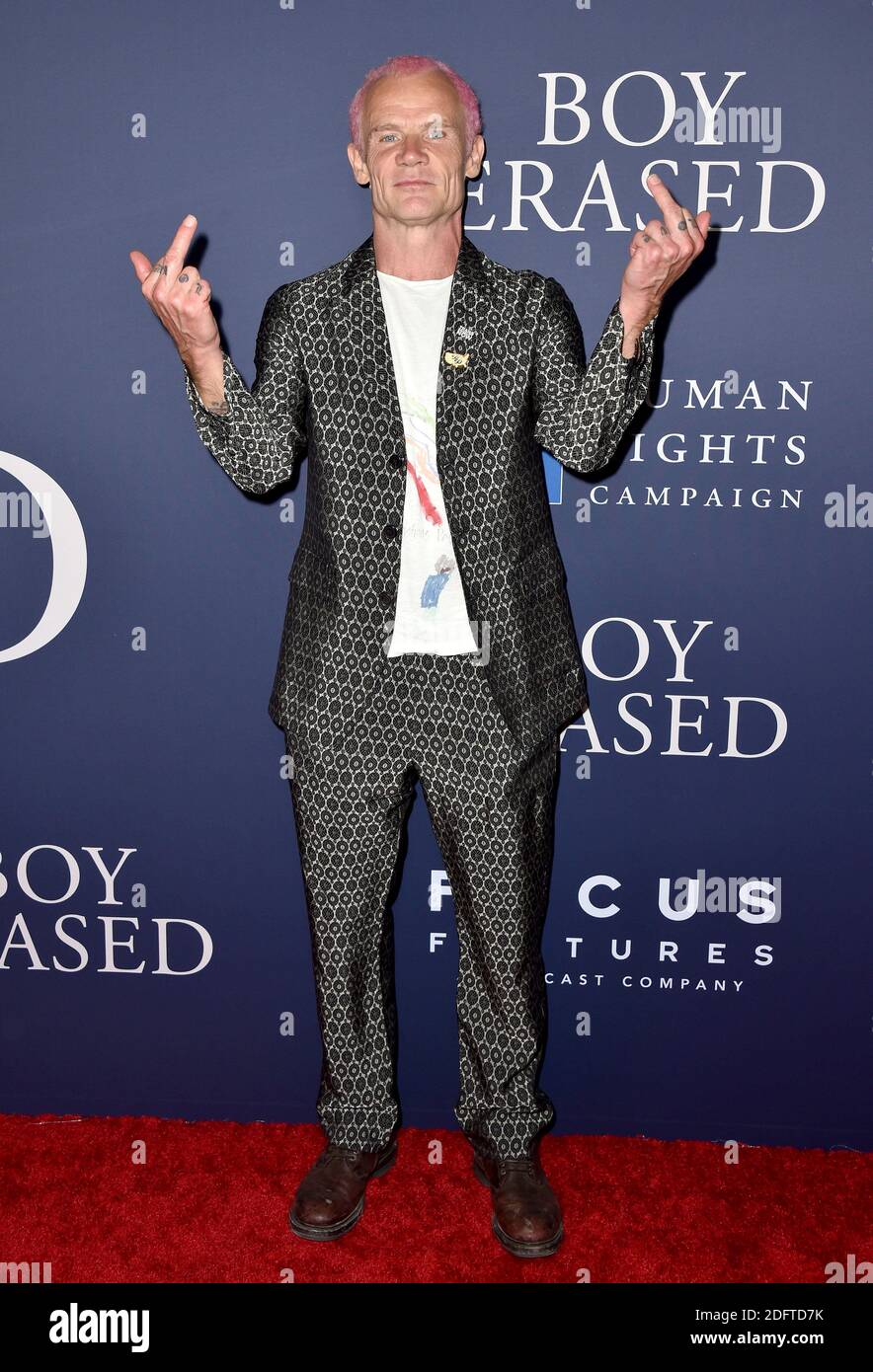 Flea attends the premiere of Focus Features' 'Boy Erased' at Directors ...
