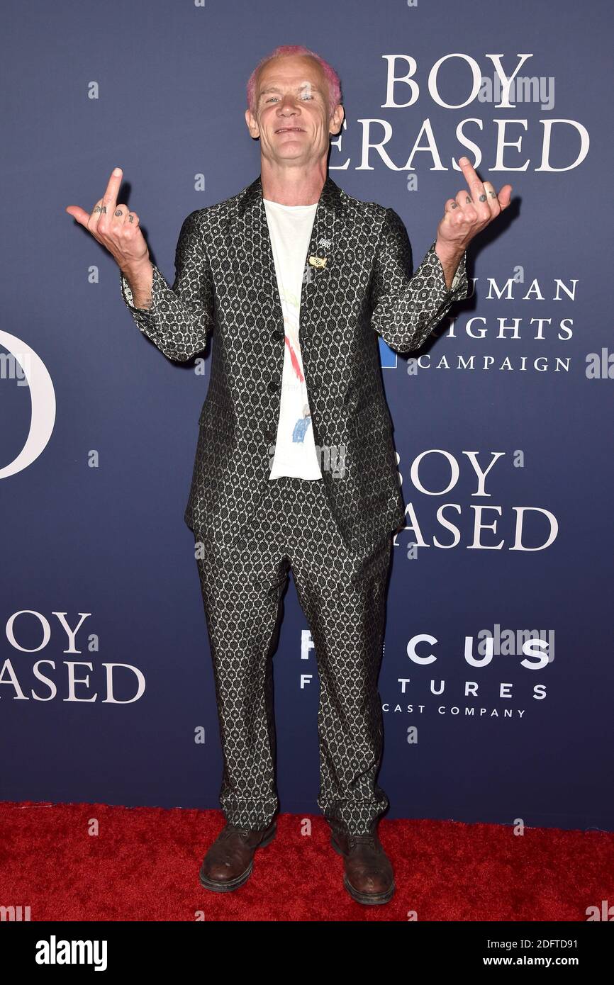 Flea attends the premiere of Focus Features' 'Boy Erased' at Directors ...