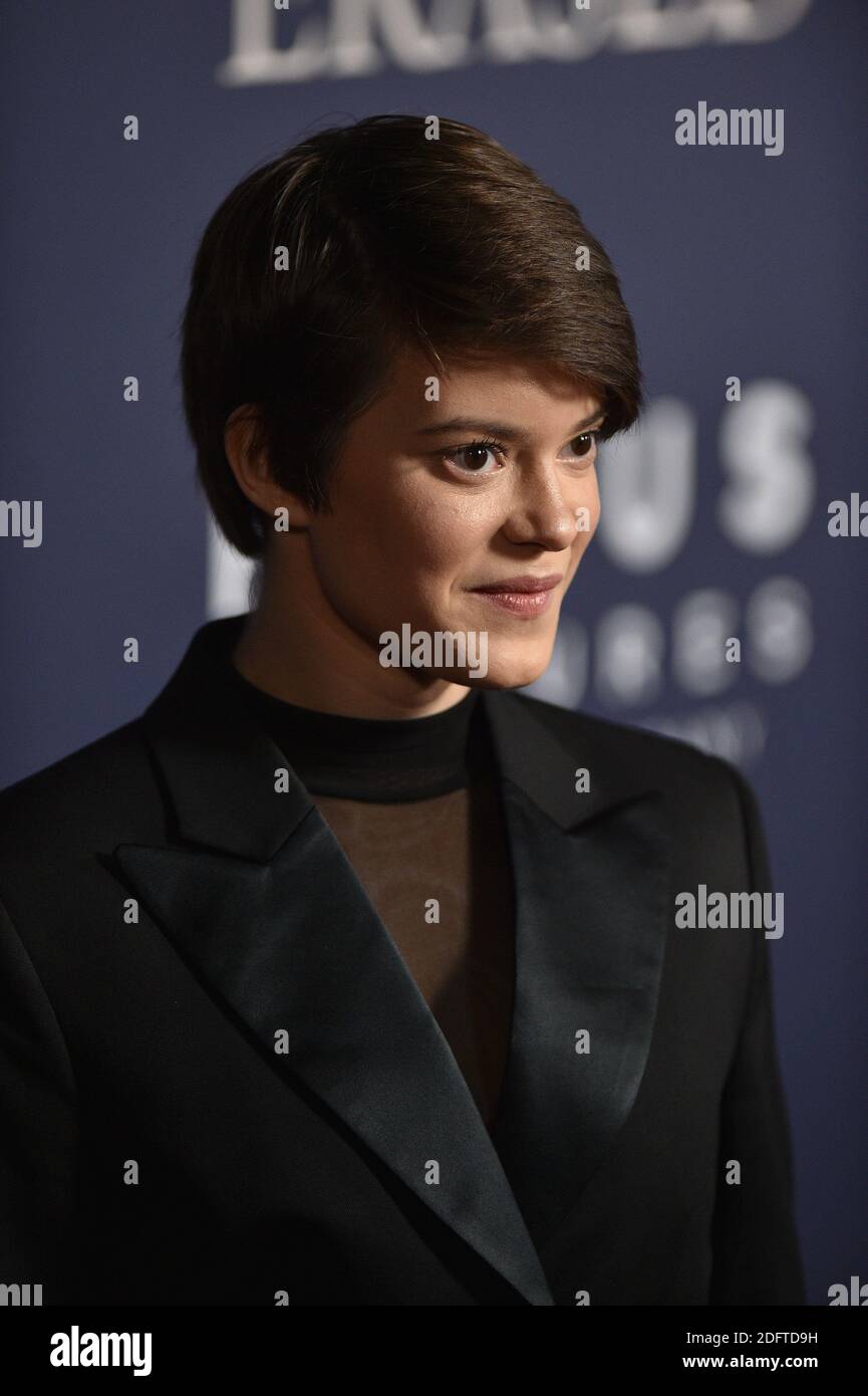 Emily Hinkler and her sister attend the premiere of Focus Features ...