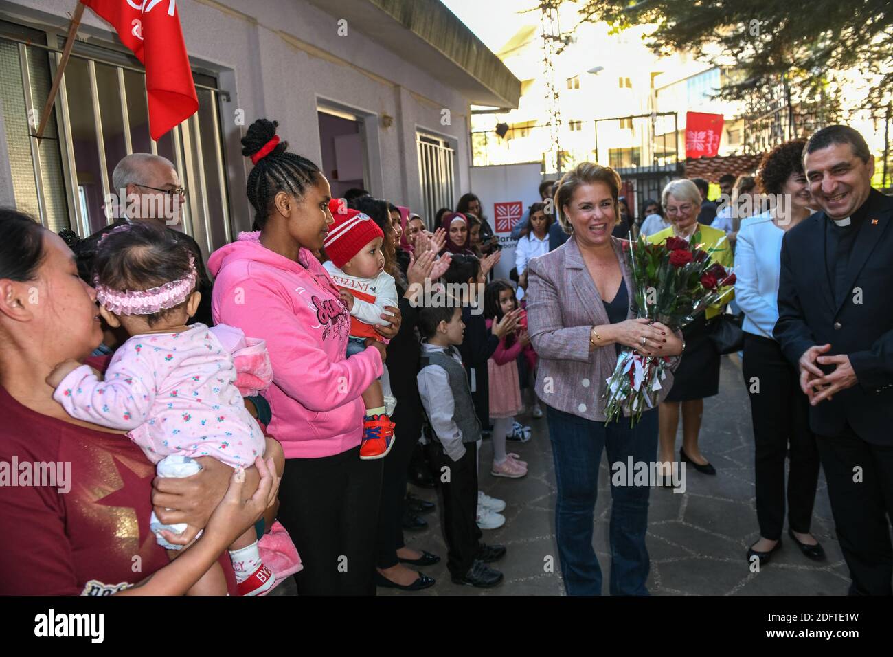 Luxembourg's Grand Duchesse Maria Teresa visits Caritas Lebanon Centre ...