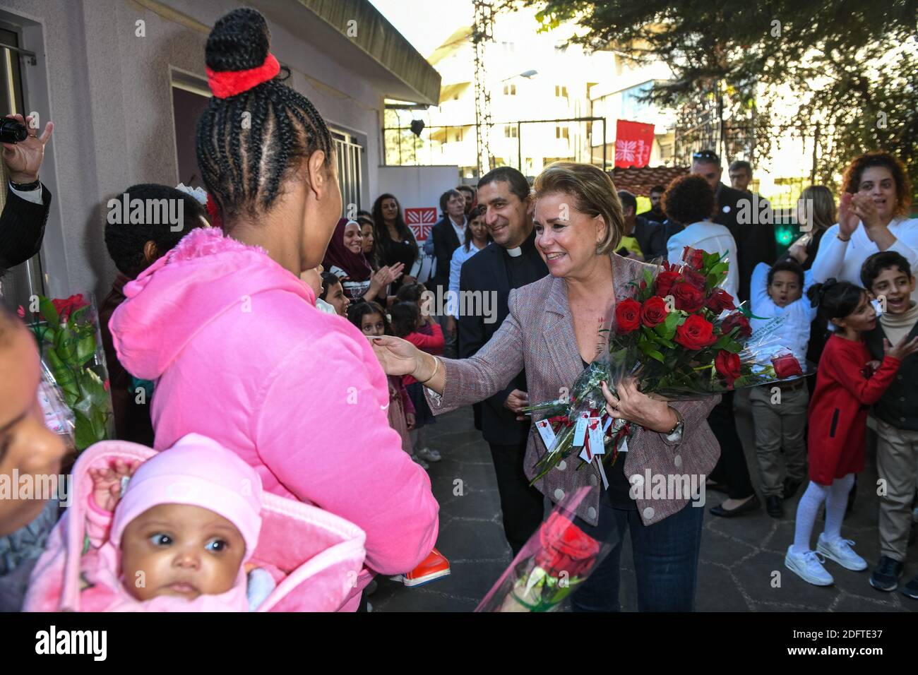 Luxembourg's Grand Duchesse Maria Teresa visits Caritas Lebanon Centre ...