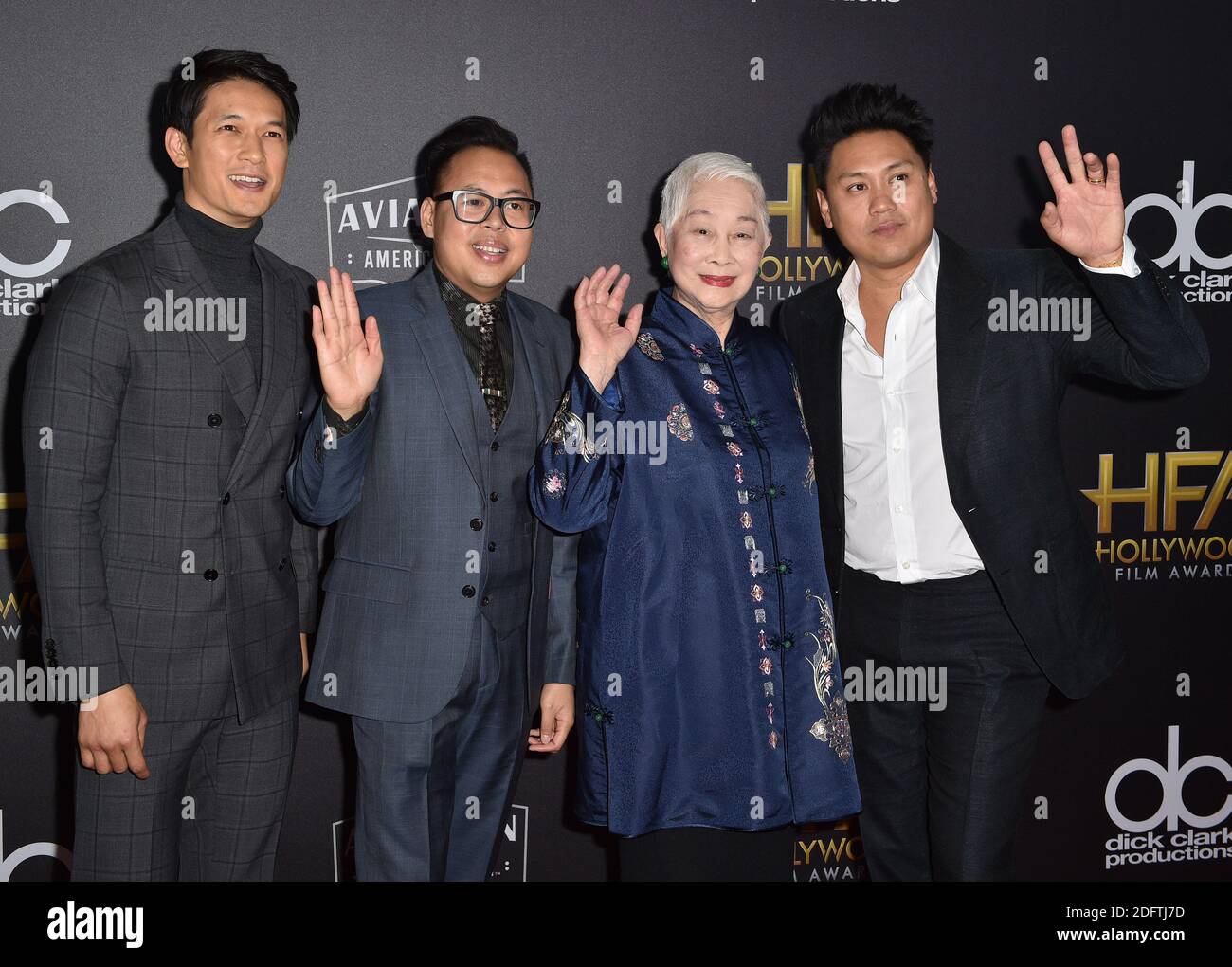 Harry Shum Jr., Nico Santos, Lisa Lu, and Jon M. Chu attend the 22nd ...
