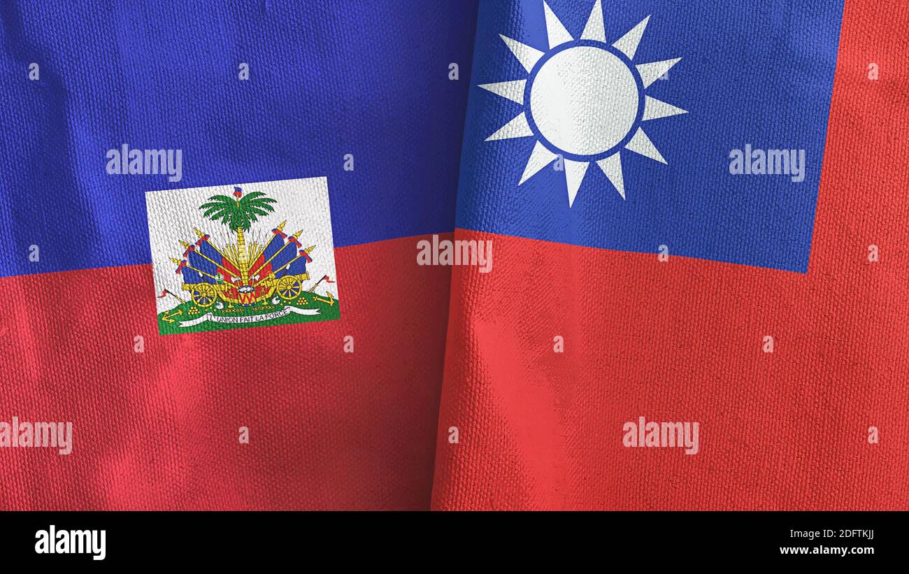 Taiwan haiti flag hi-res stock photography and images - Alamy
