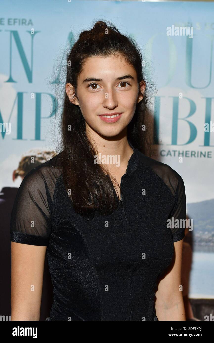 Estelle Lescure attends Un Amour Impossible Paris Premiere at UGC Cine ...